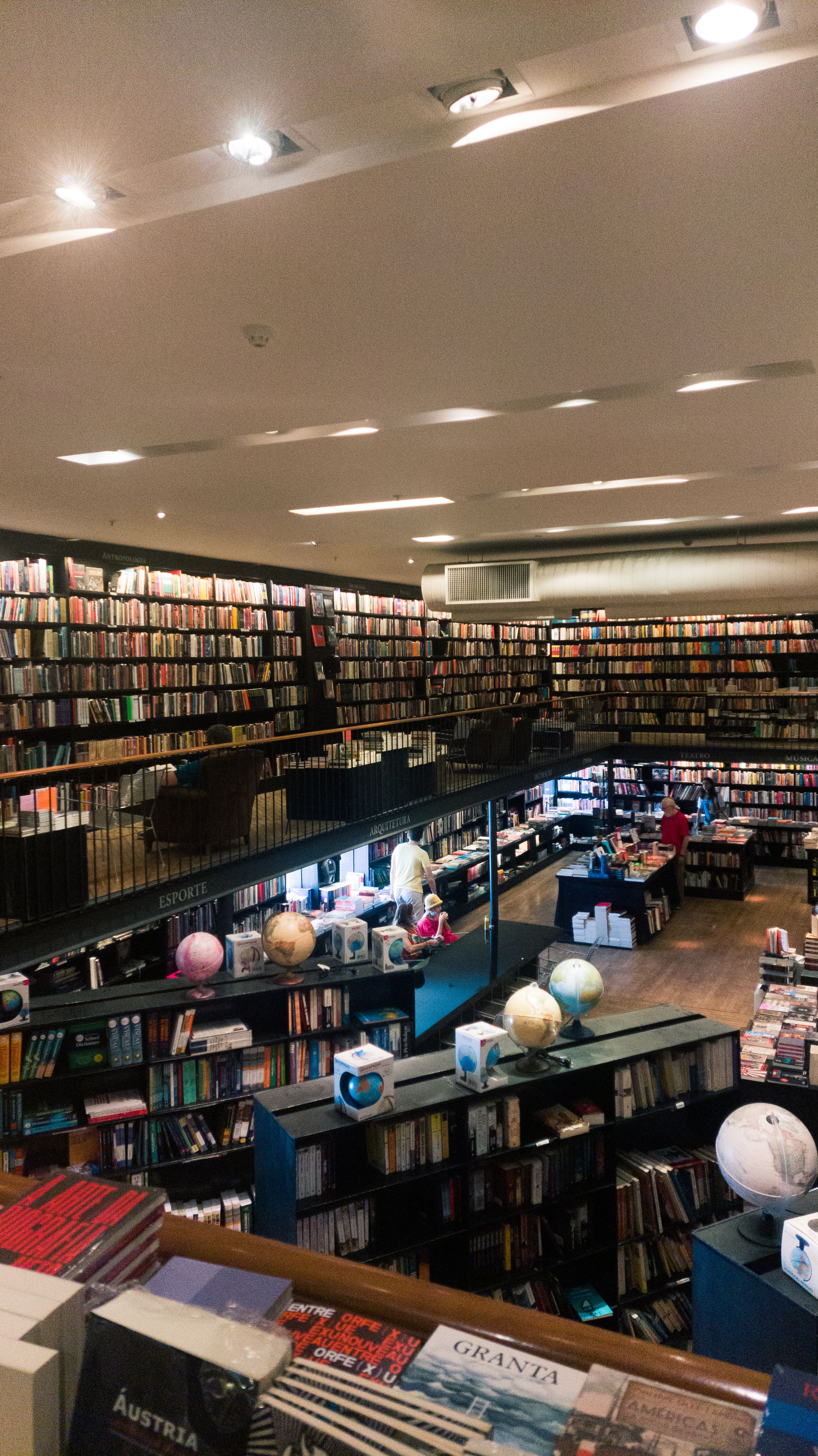 Interior of the Bookstore View from the Floor · Free Stock Photo