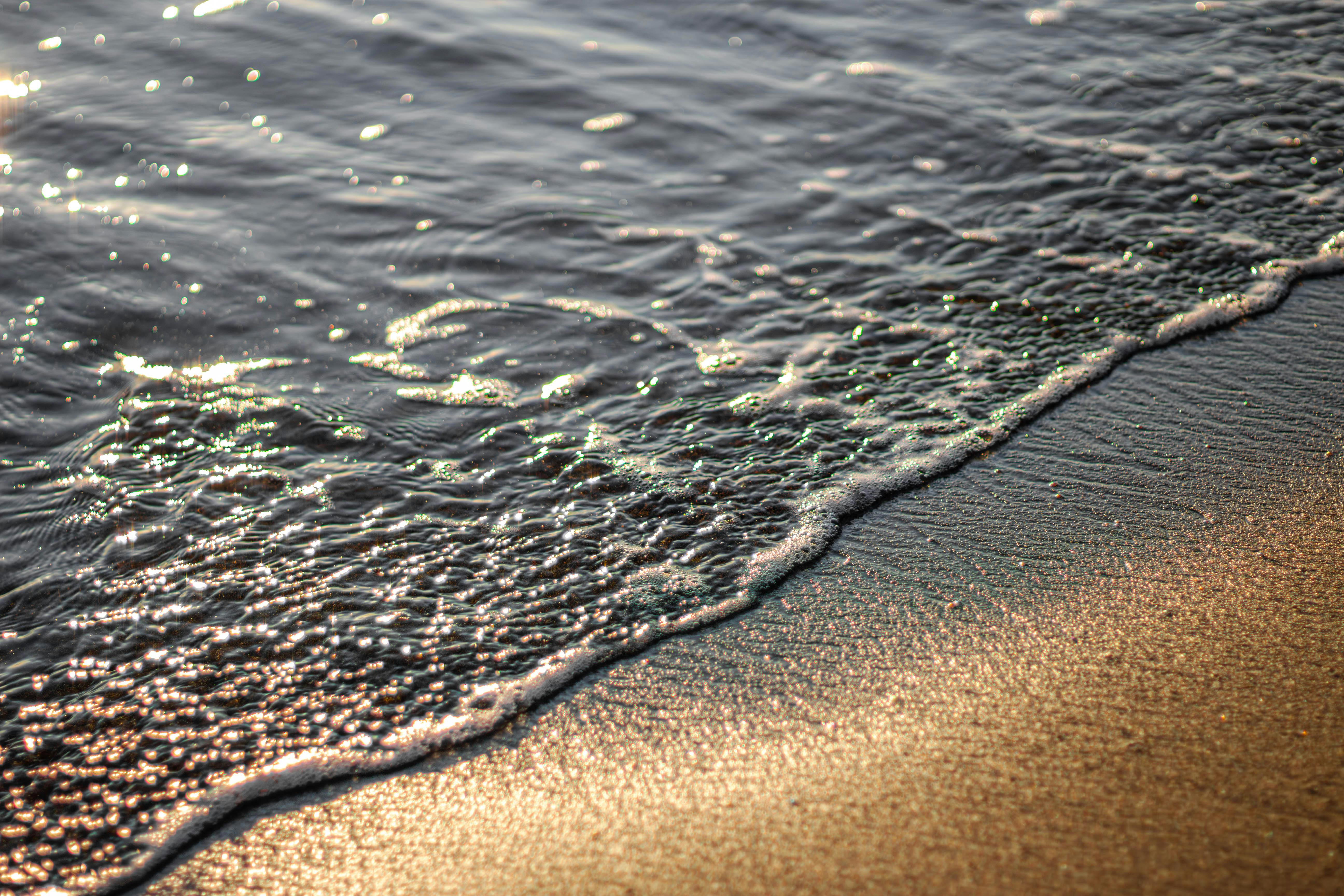 Sand on Sea Shore · Free Stock Photo
