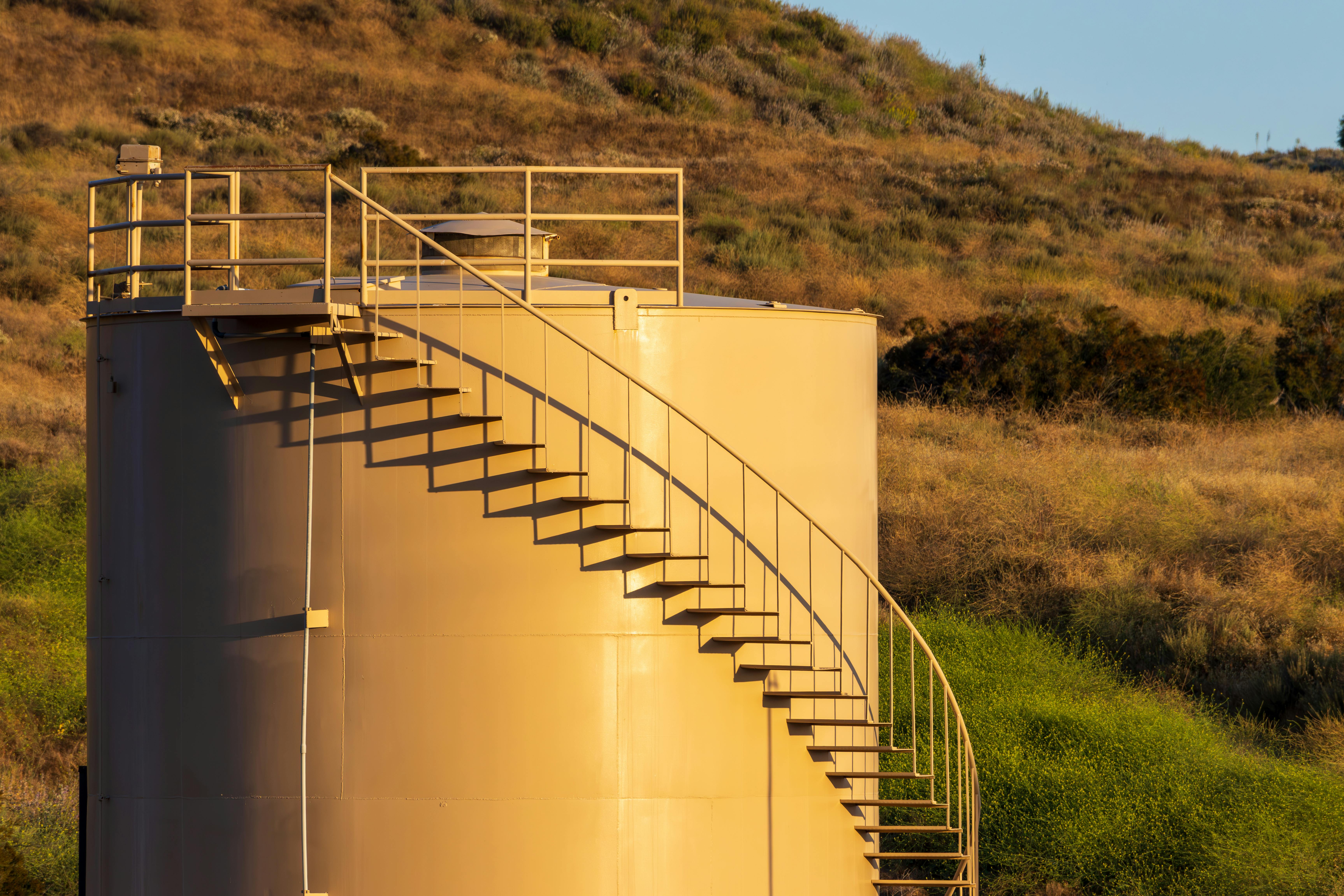 Metal Stairs of Silo · Free Stock Photo