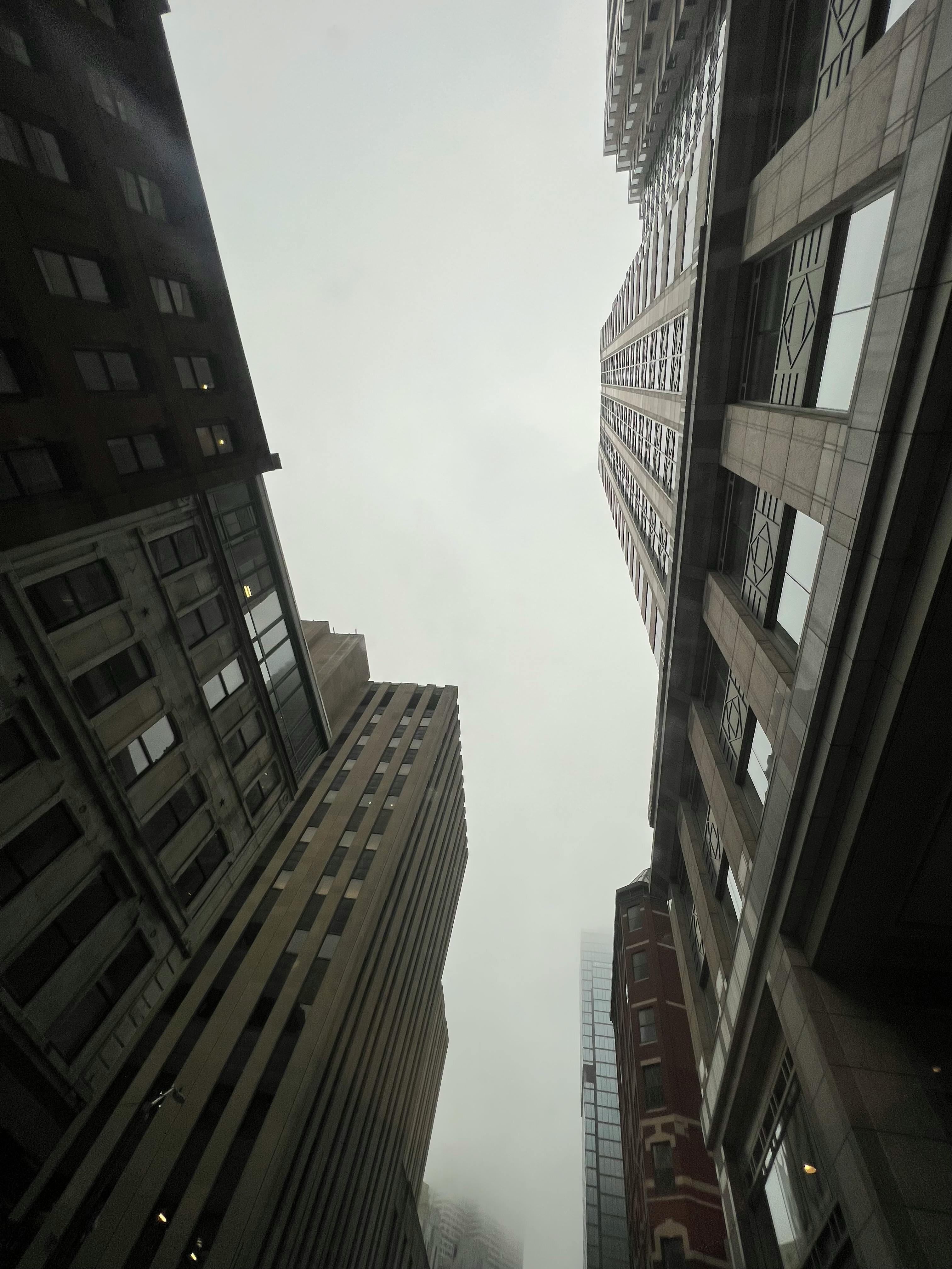 Downtown in Fog · Free Stock Photo