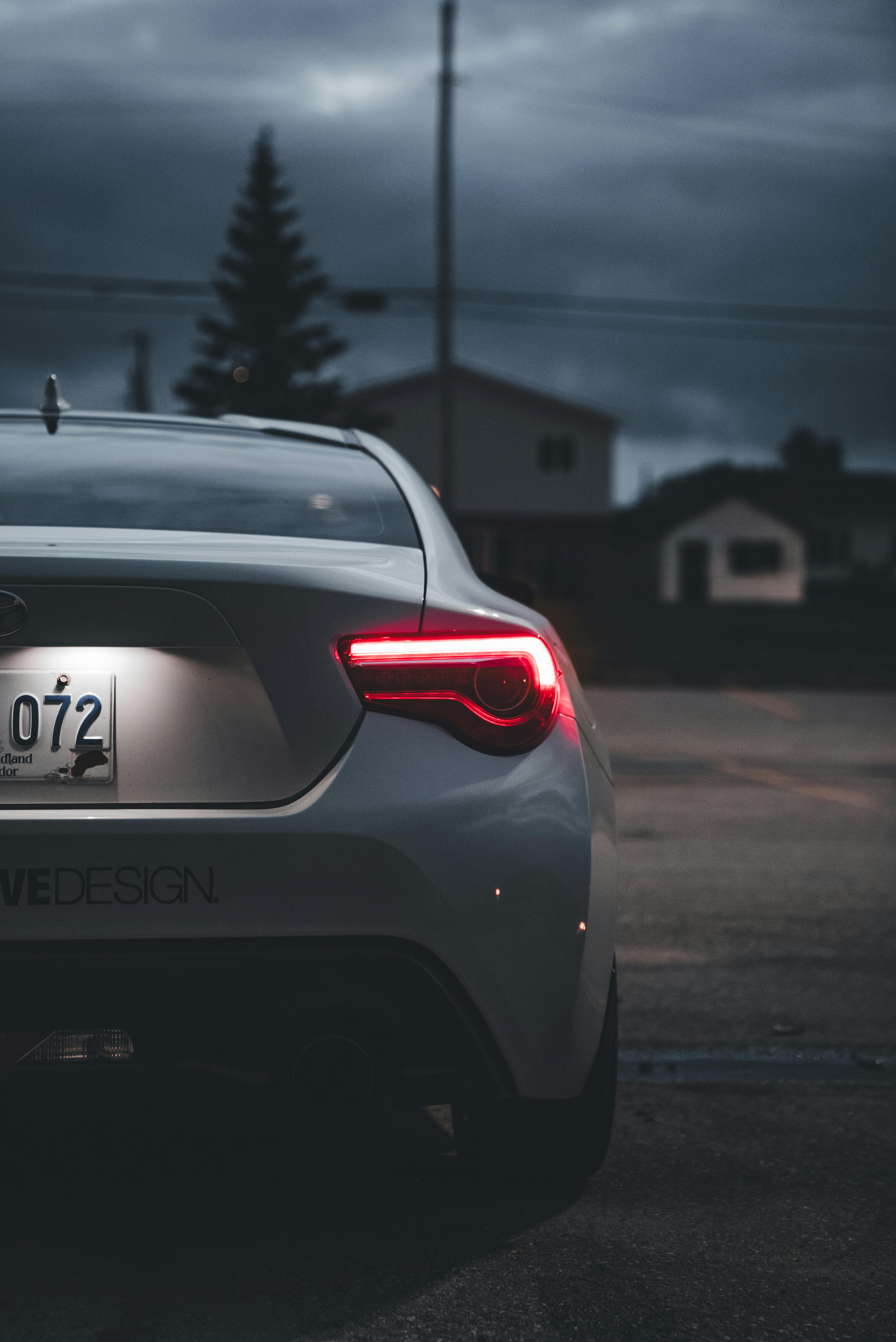 Toyota GT86 Rear Light in Evening · Free Stock Photo