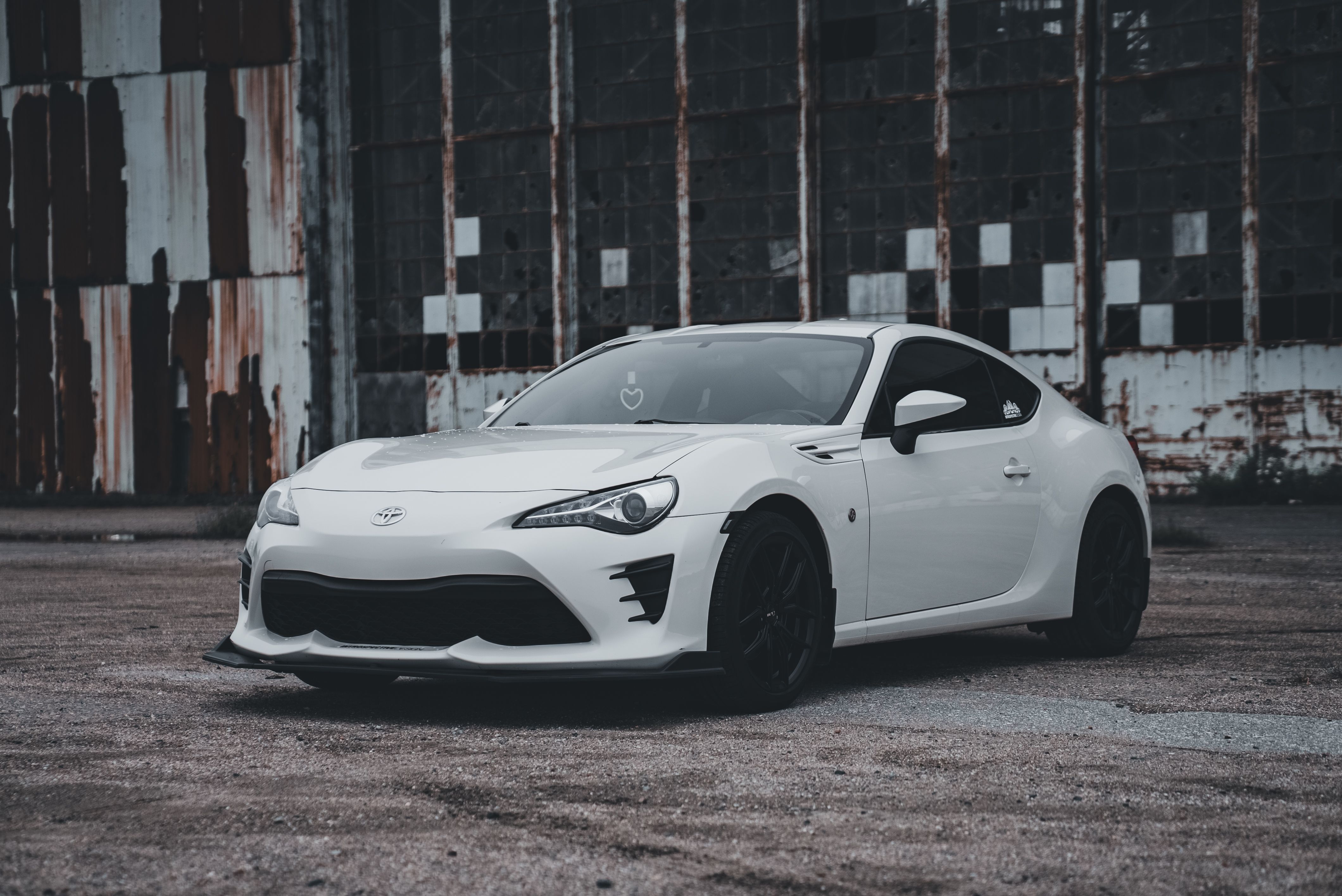 White Toyota GT86 in an Underground Garage · Free Stock Photo