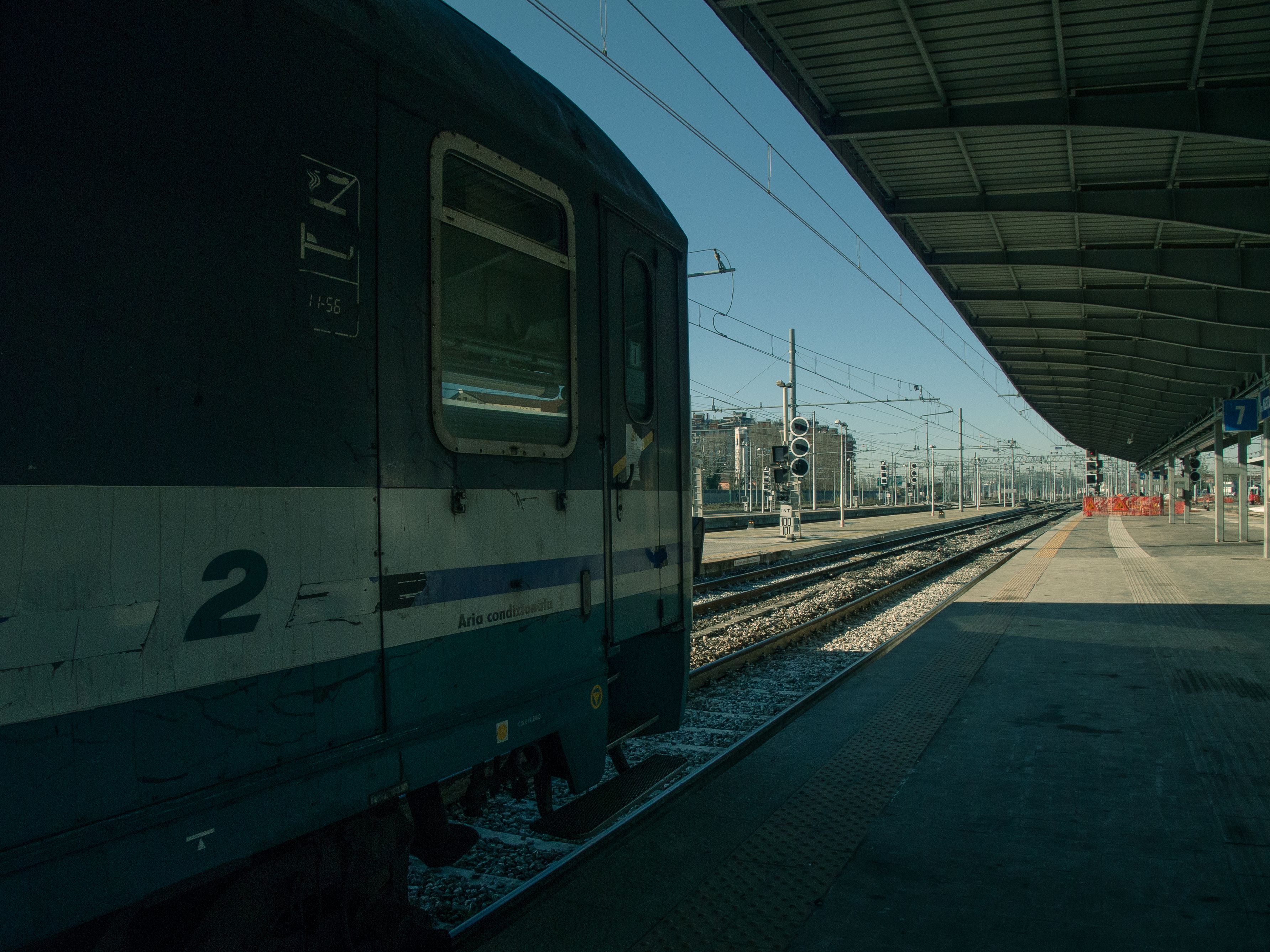 Train at the Railway Station · Free Stock Photo