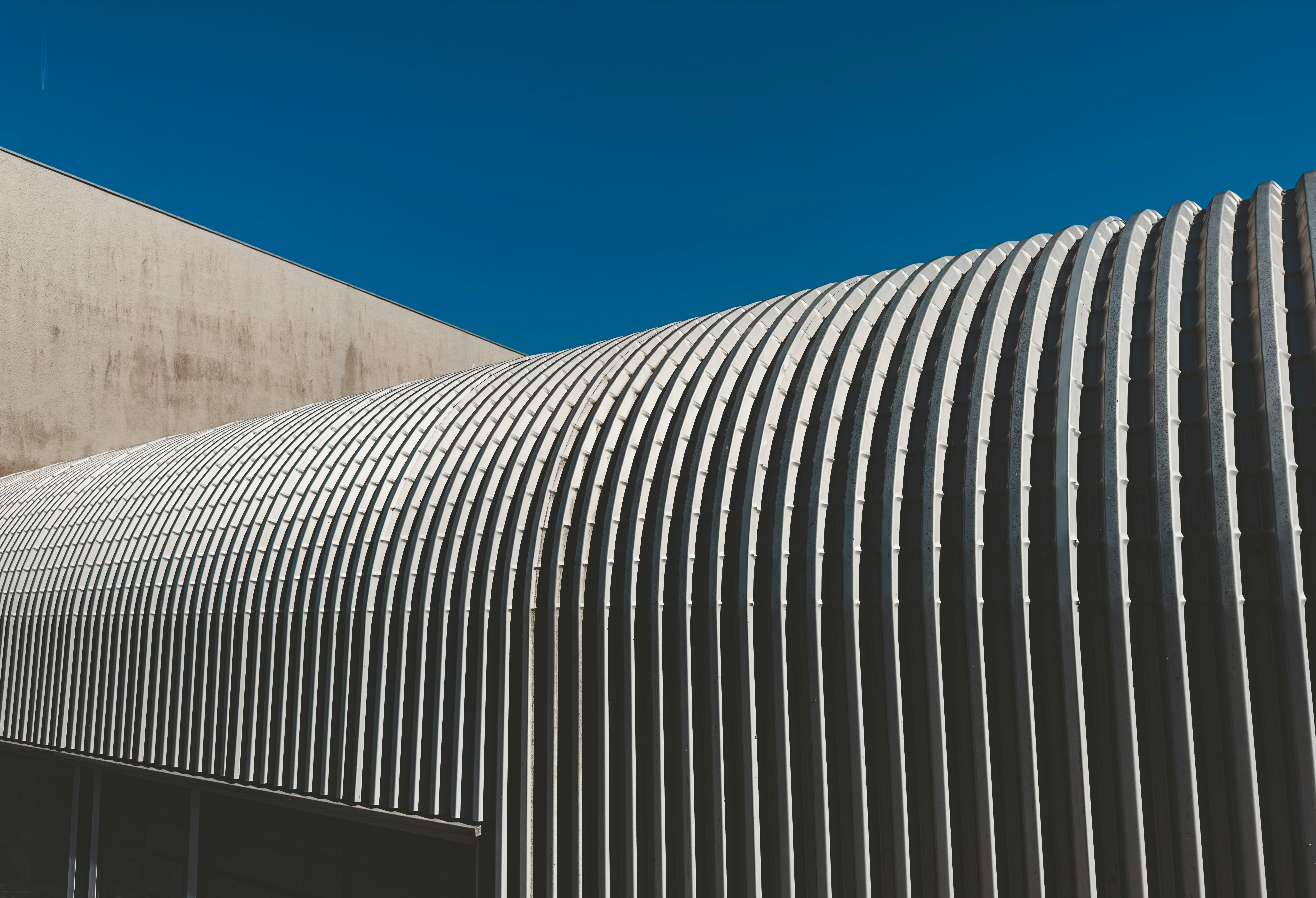 Corrugated Metal Construction · Free Stock Photo