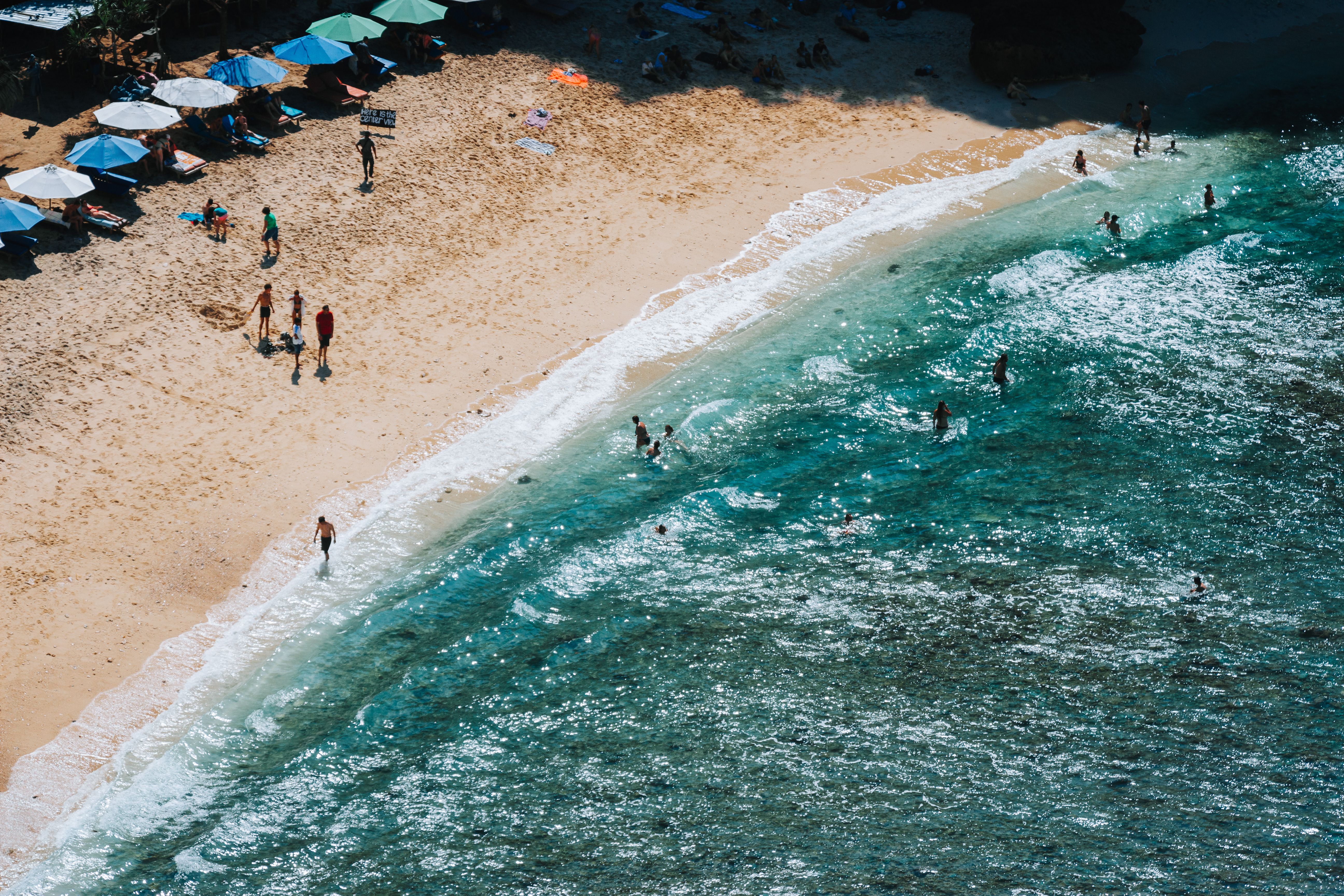 Aerial View of a Seashore · Free Stock Photo