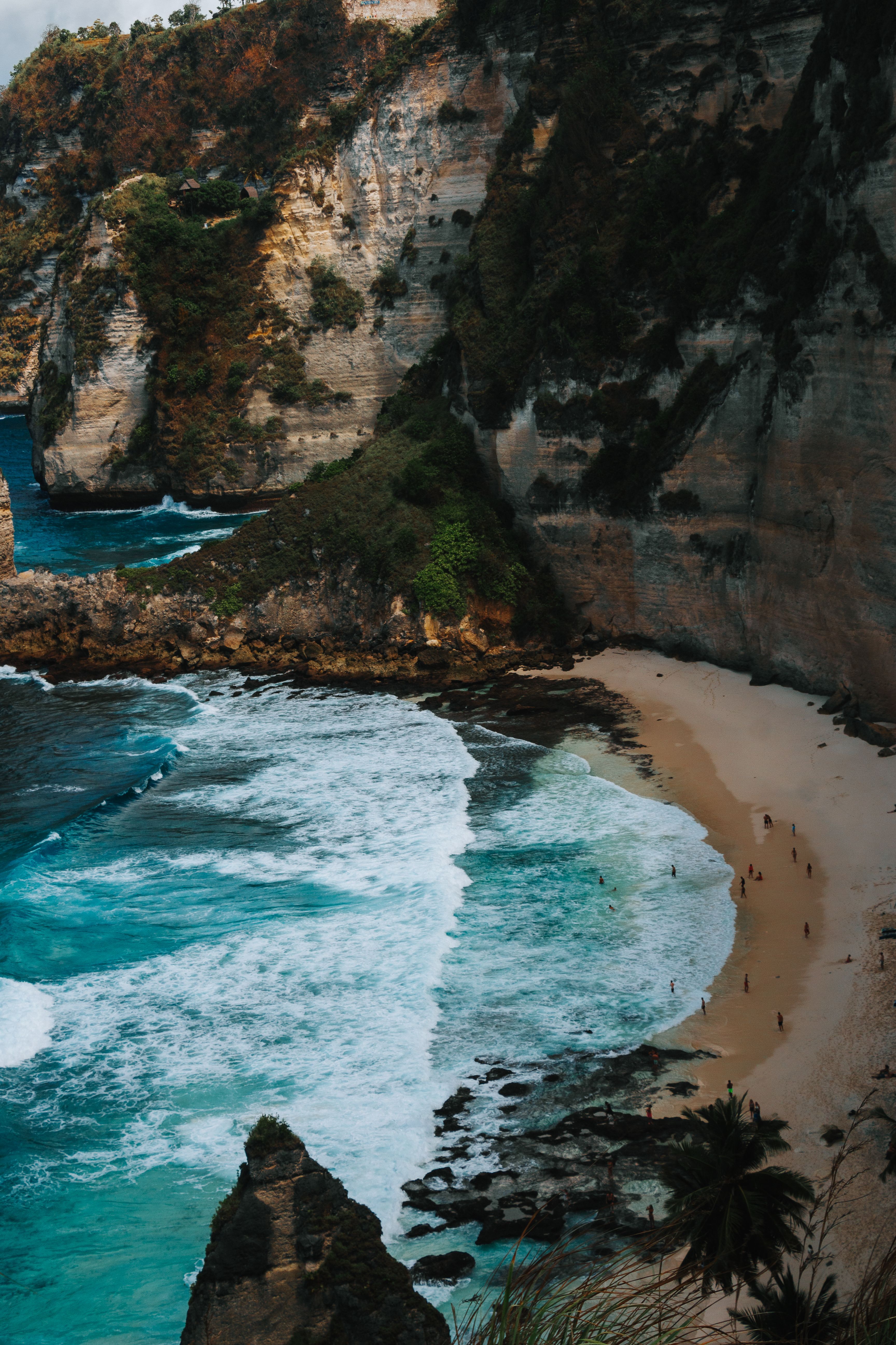 Cliffs over Bay on Sea Shore · Free Stock Photo