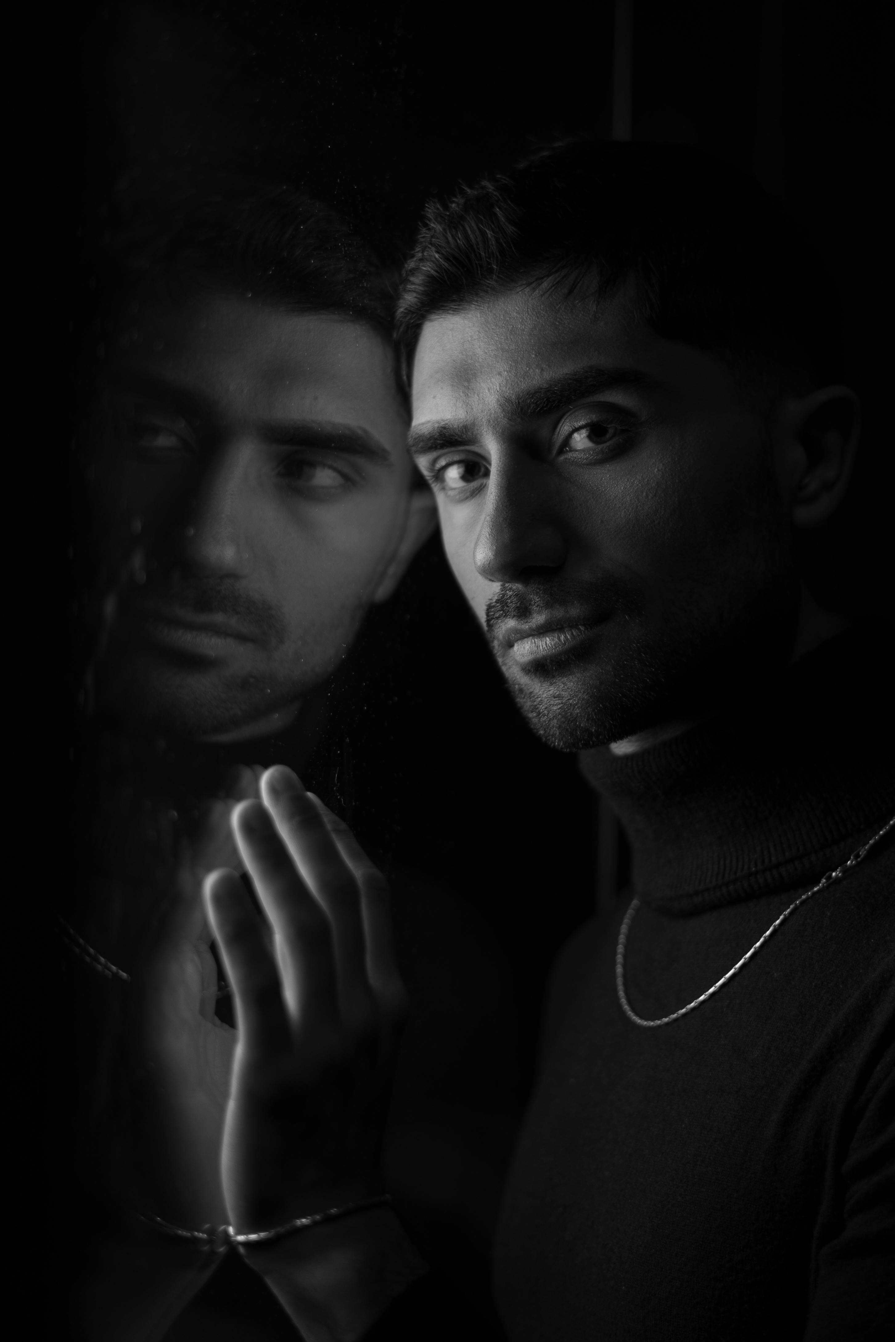 Man Face and Reflection · Free Stock Photo