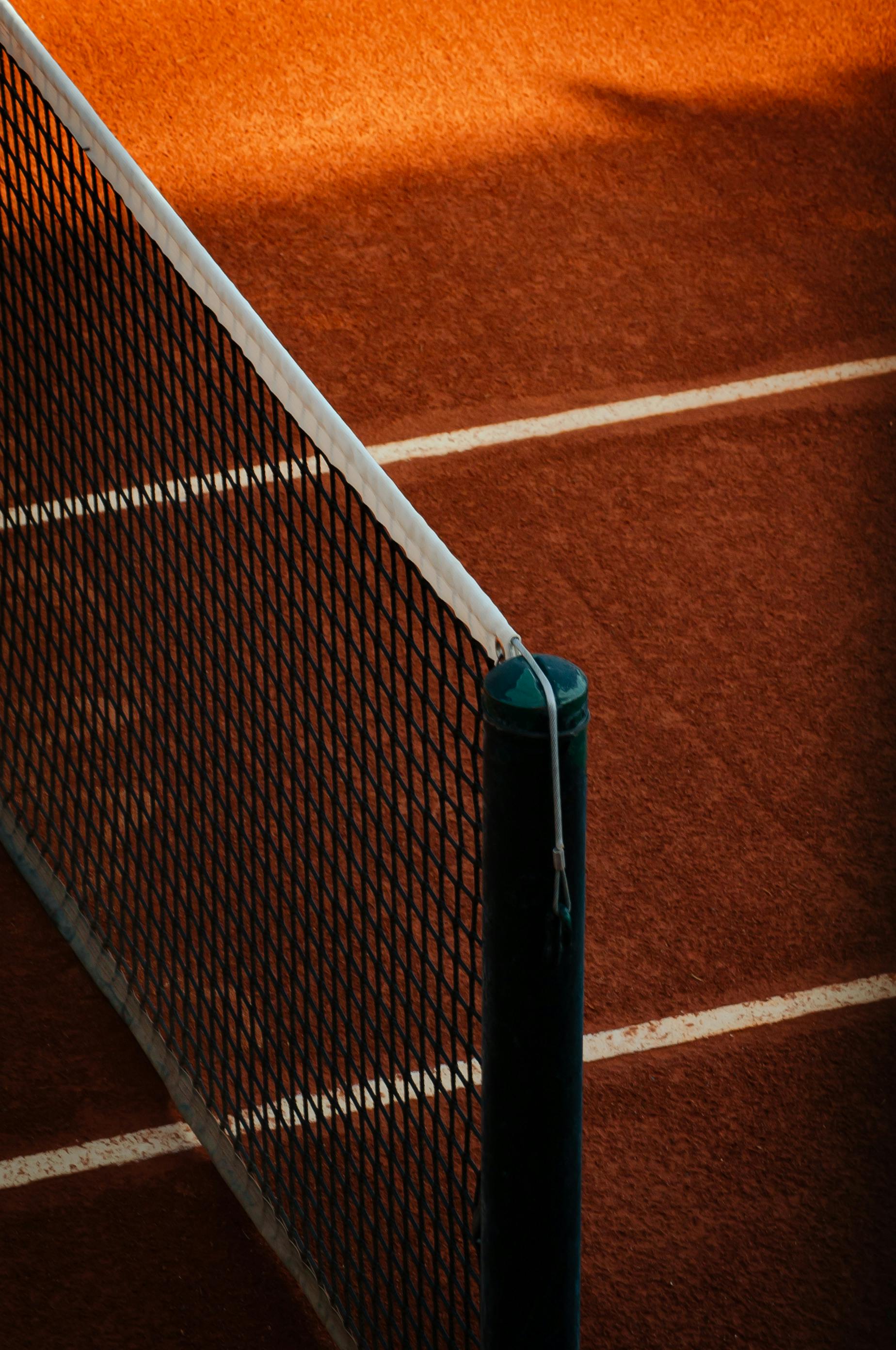 White Tennis Net on a Ground · Free Stock Photo