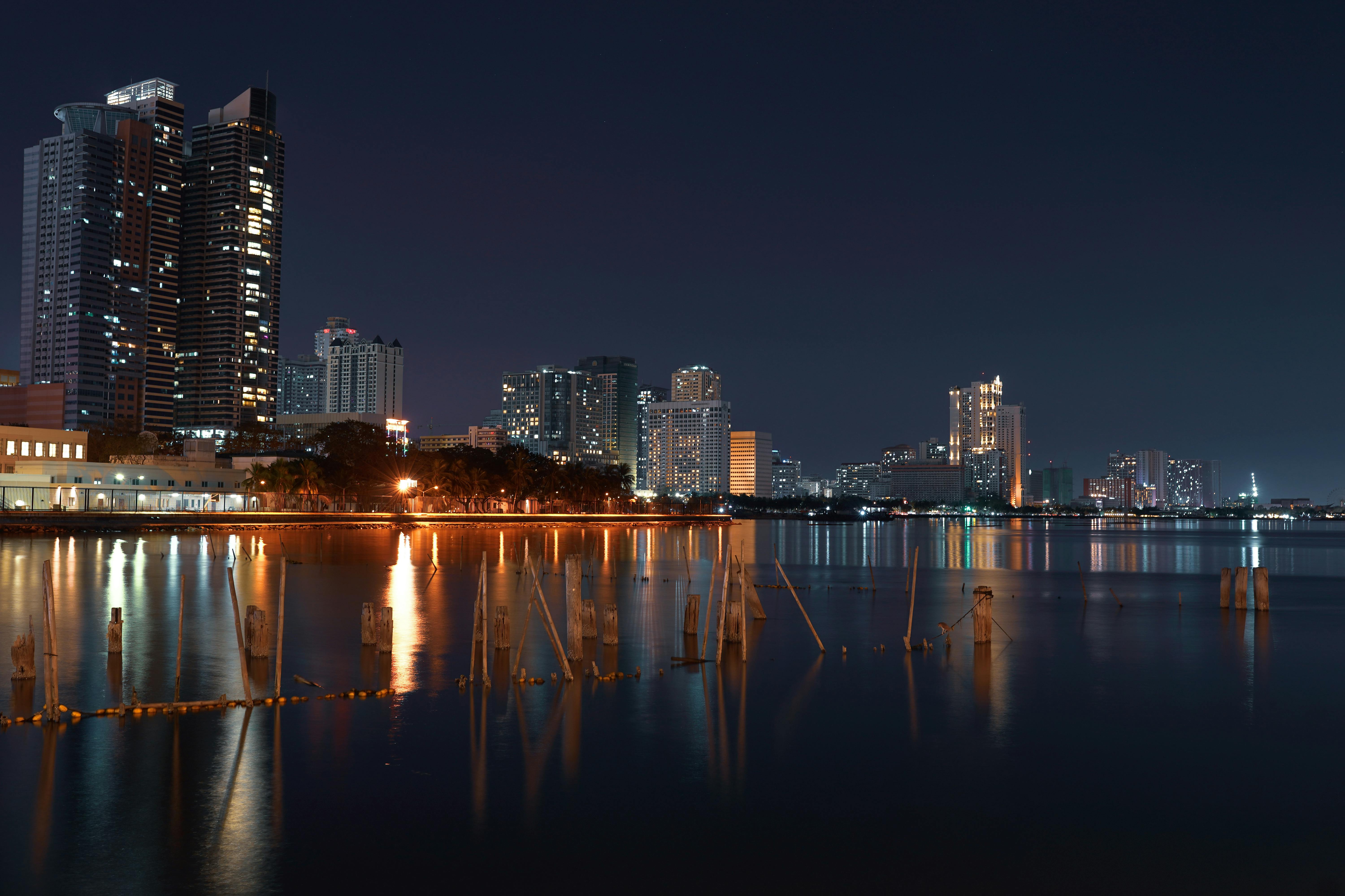 Cityscape of Manila at Dusk · Free Stock Photo