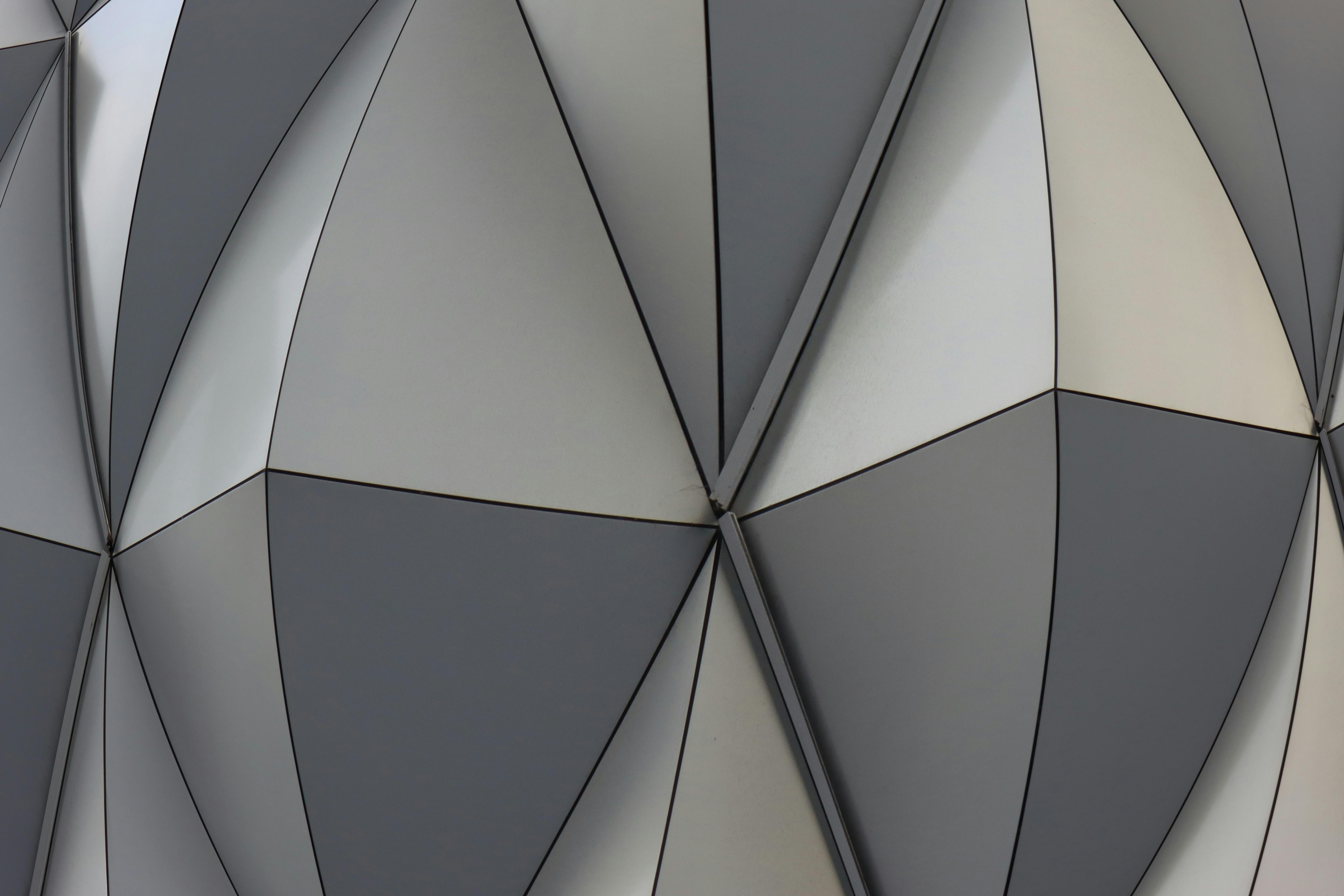 Triangular Metal Panels · Free Stock Photo