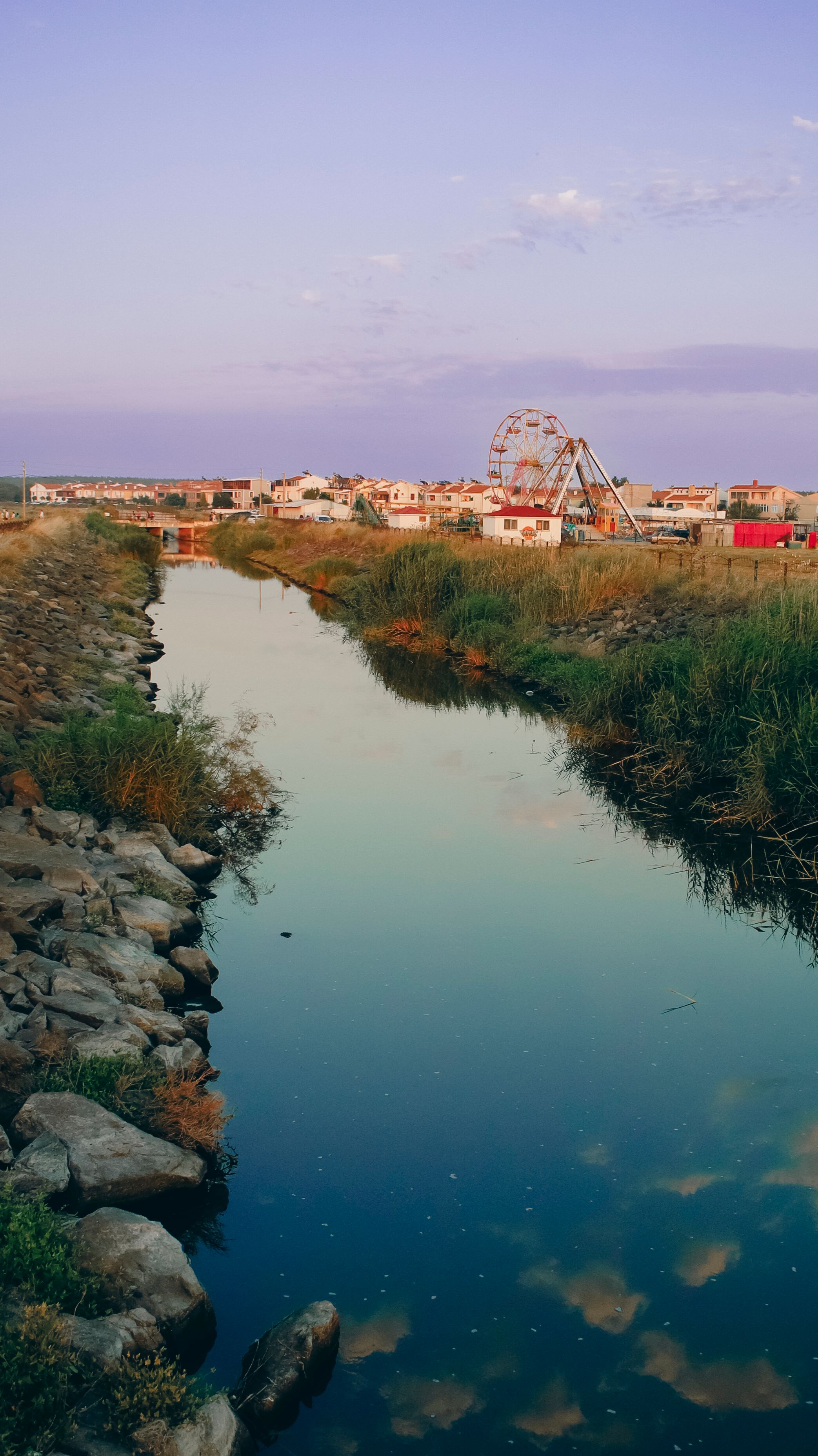 View of a River and a Town in Distance · Free Stock Photo