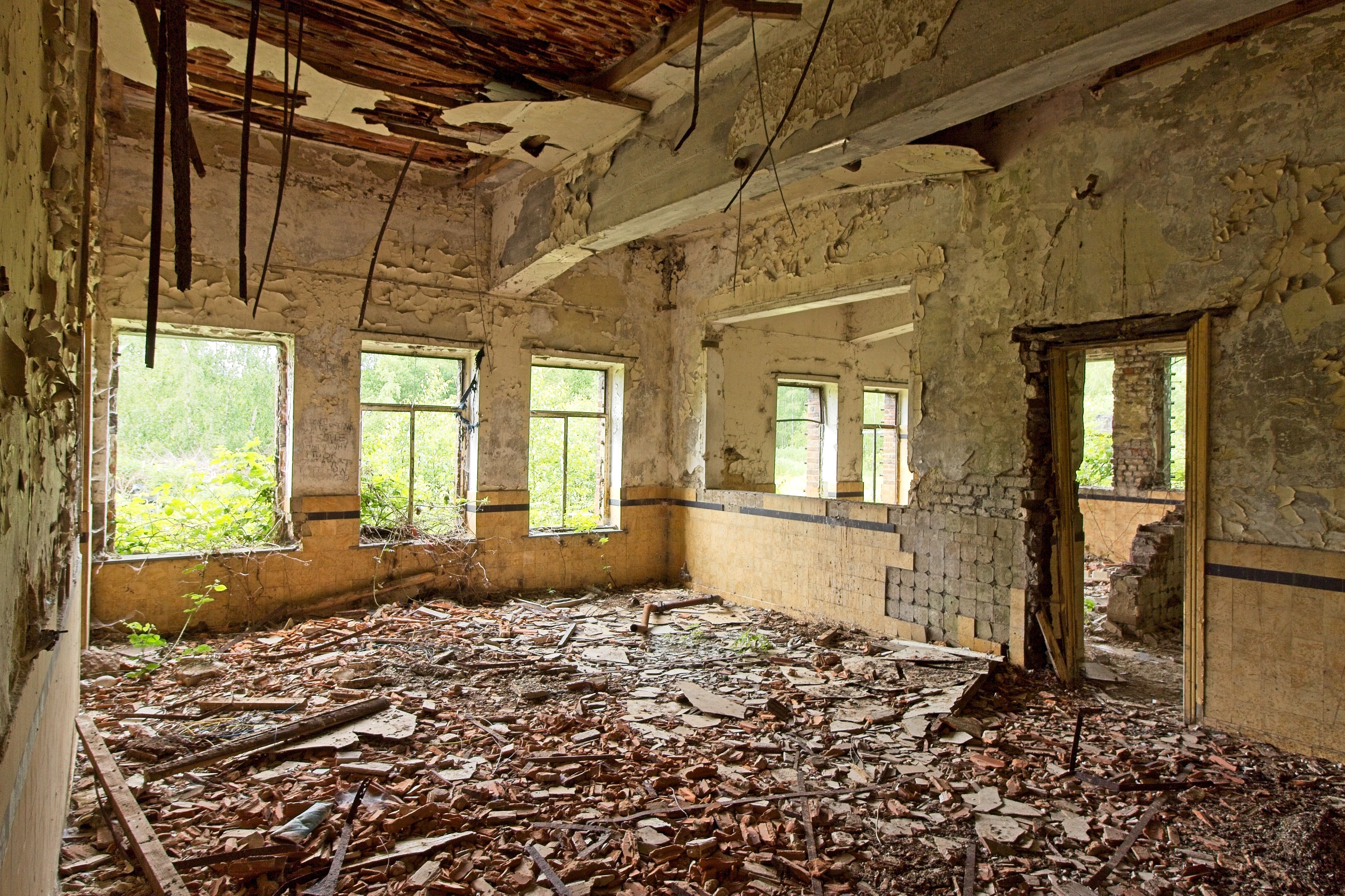 Wrecked Home Furnitures Interior · Free Stock Photo
