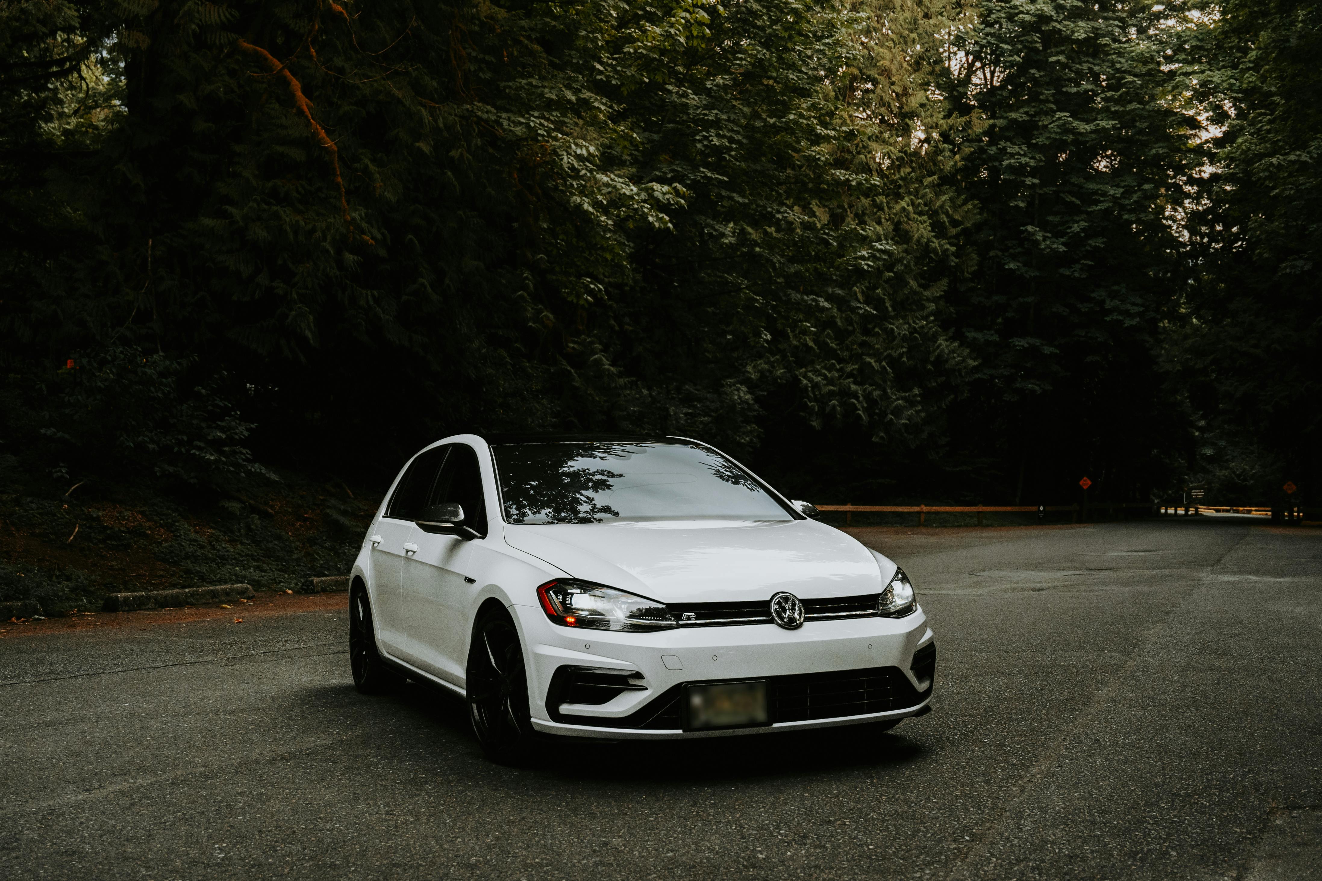 White Volkswagen on Road · Free Stock Photo
