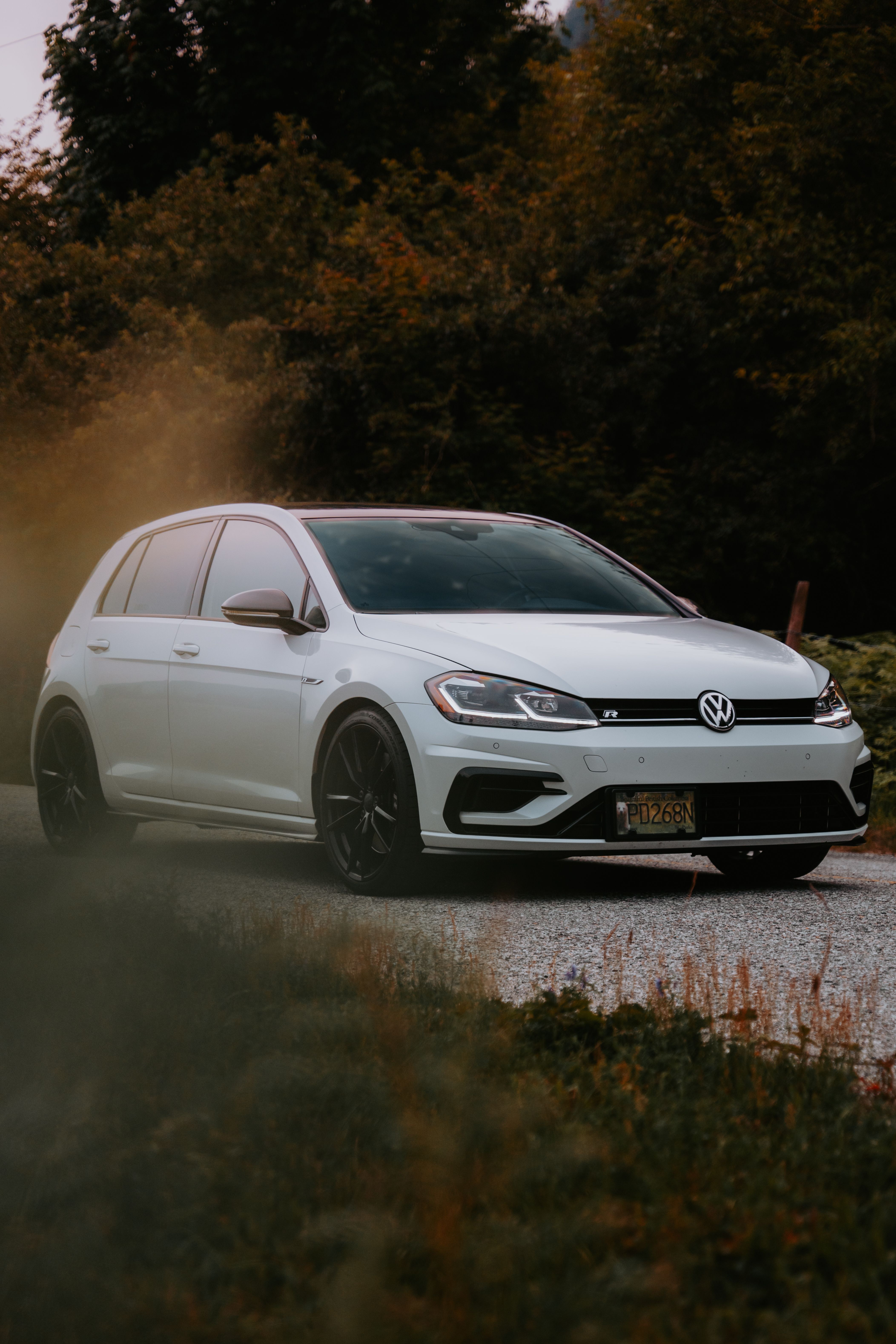 White Volkswagen on Road · Free Stock Photo