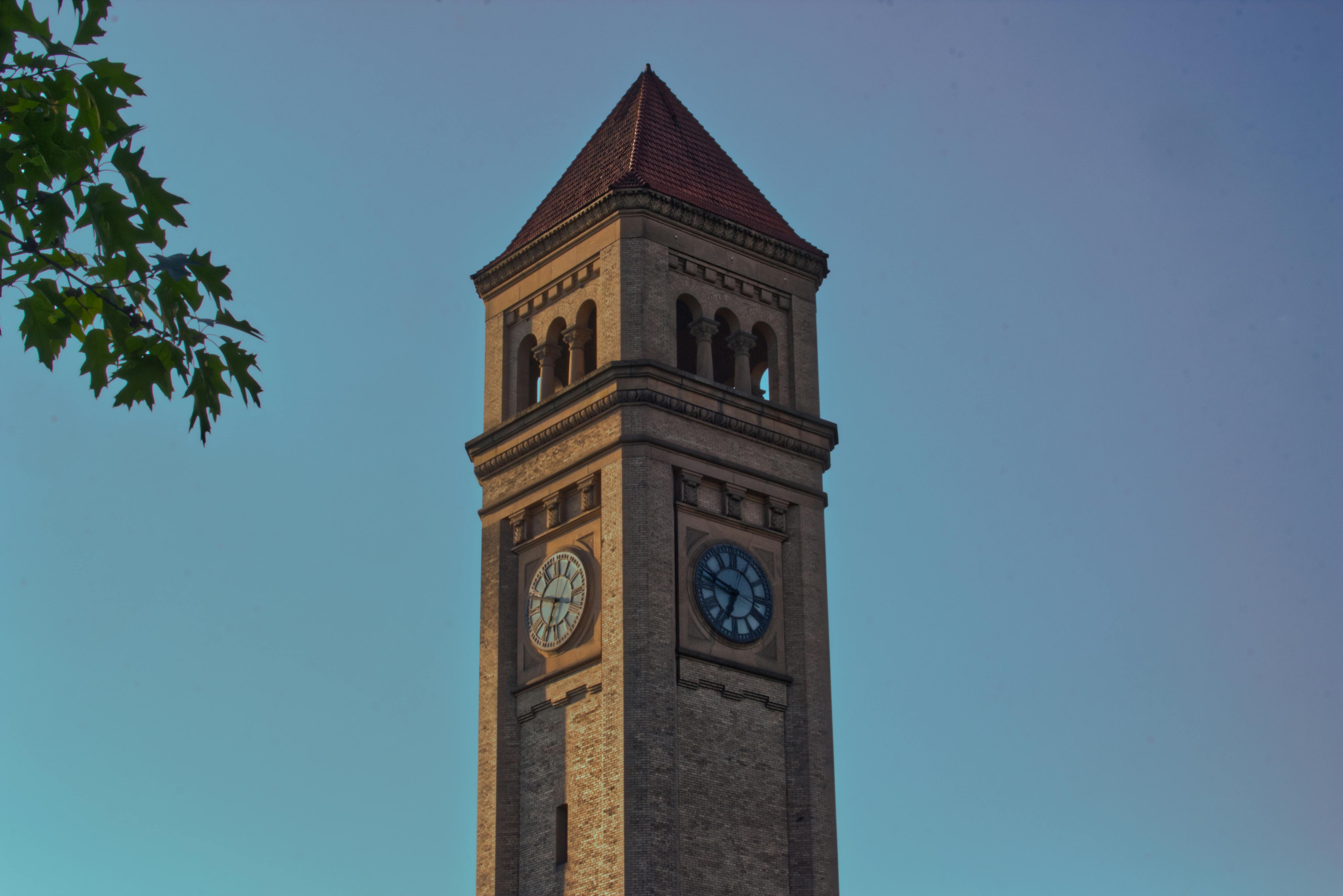 Great Northern Clocktower in Riverfront Park · Free Stock Photo