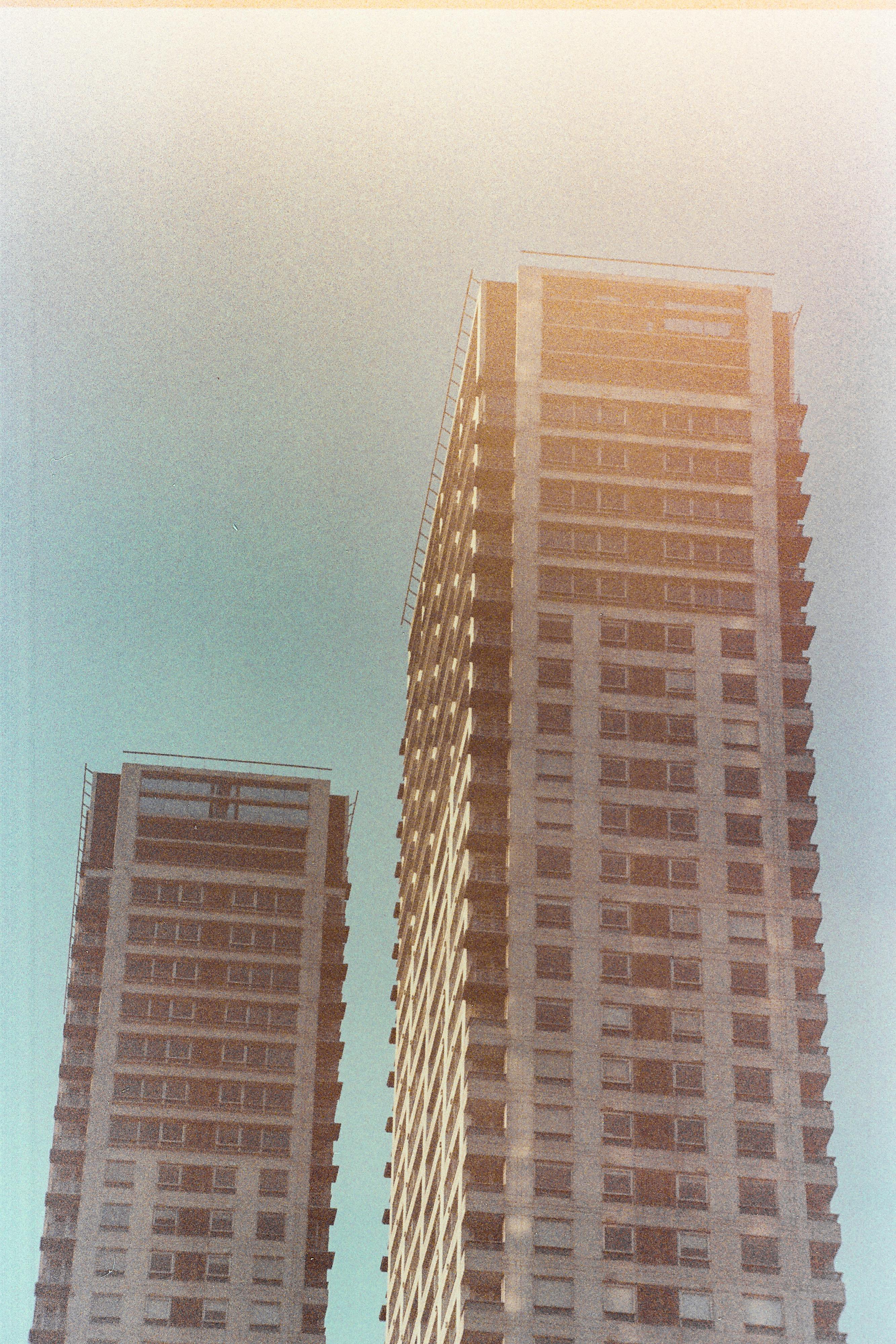 High Angle Photography of High-rise Buildings Near Road during Golden ...