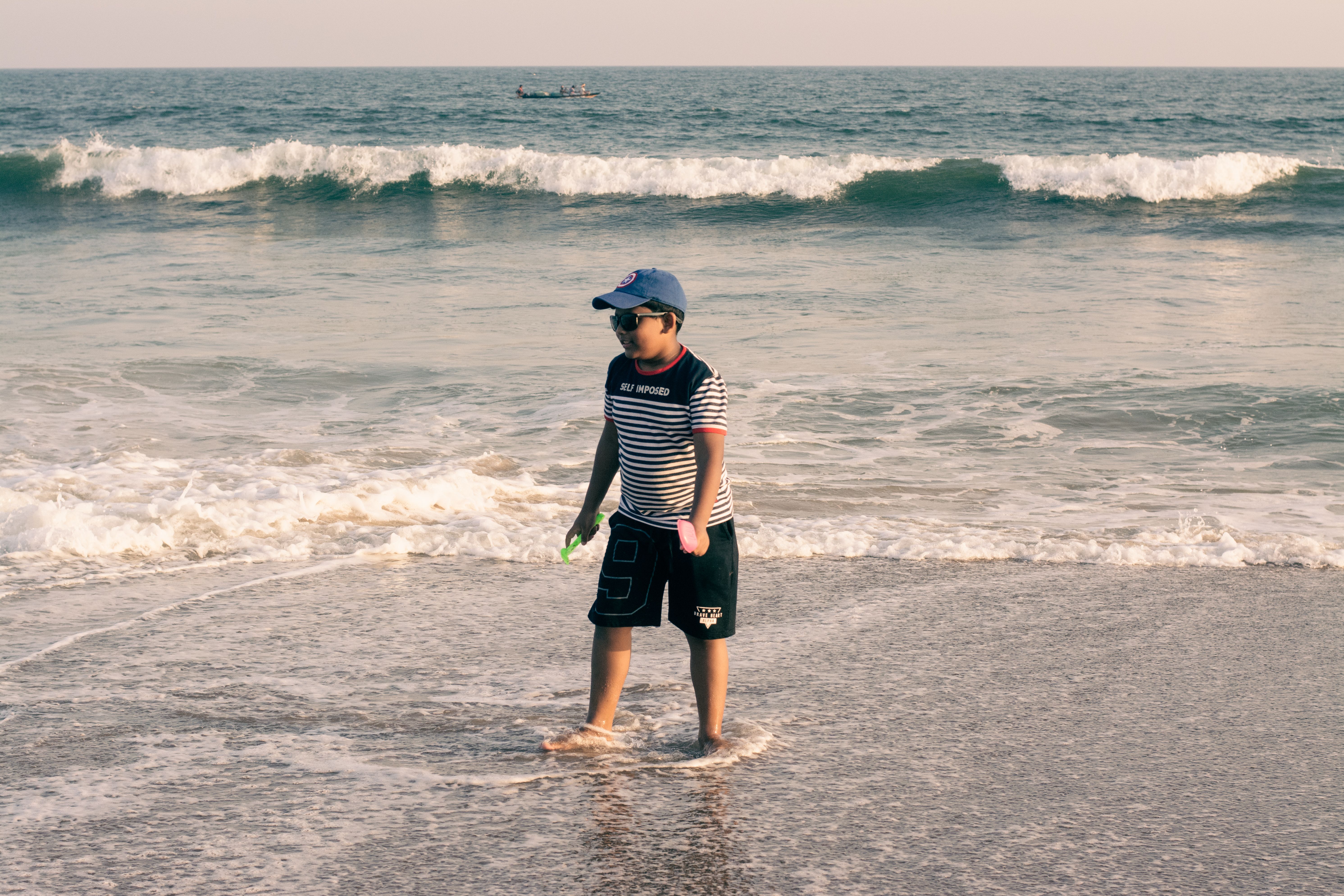 Boy on Sea Shore · Free Stock Photo
