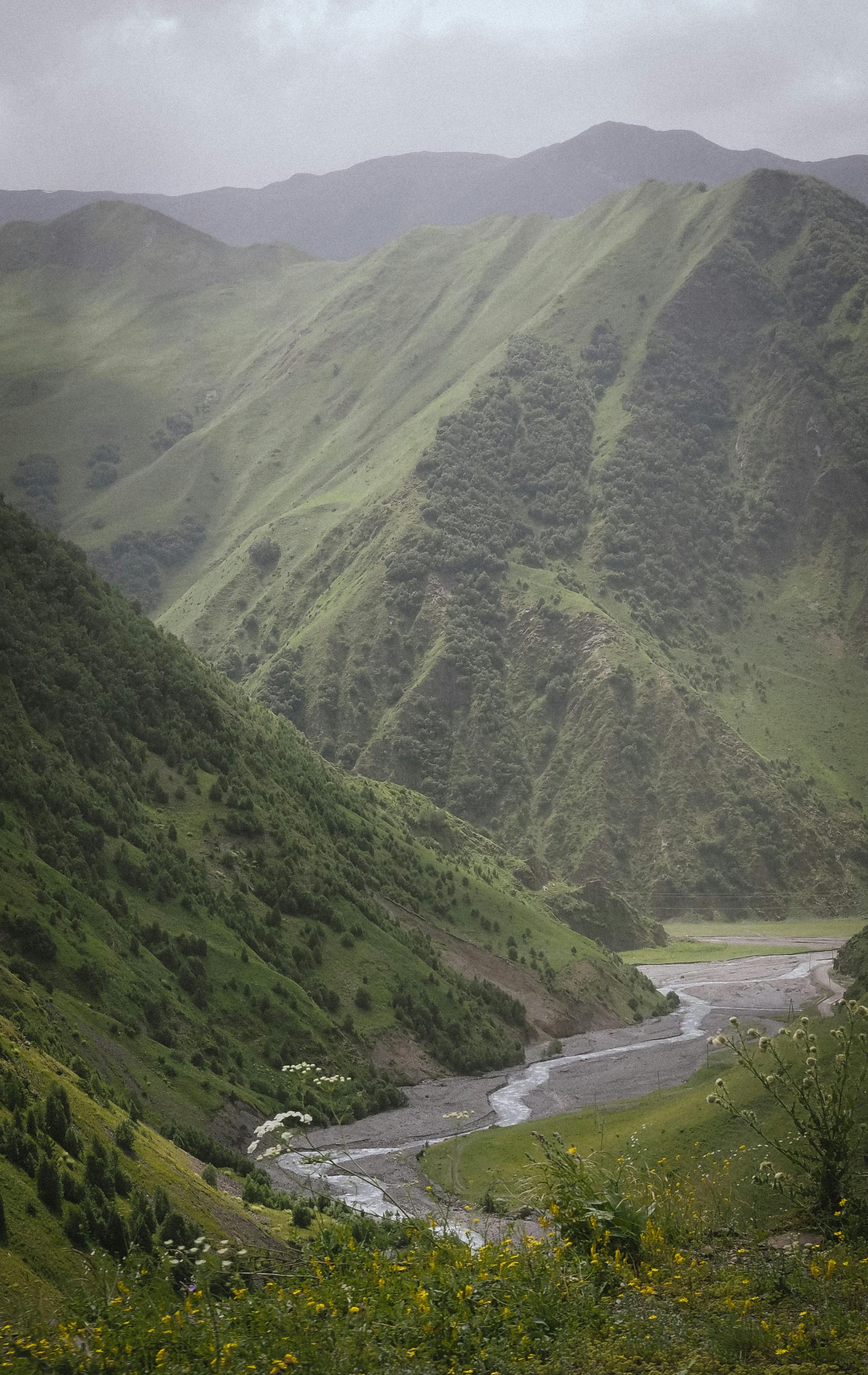 River in a Mountain Valley · Free Stock Photo