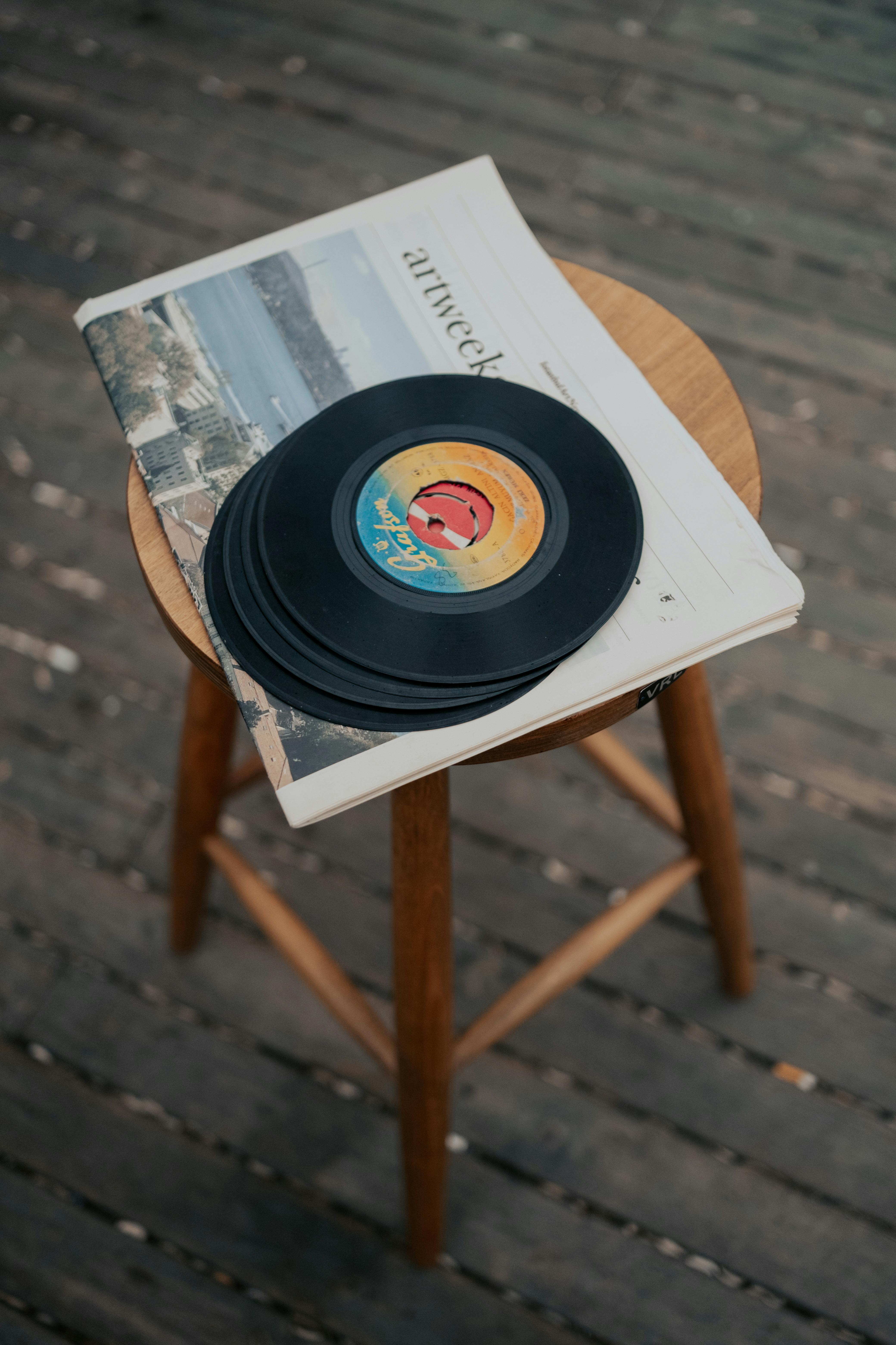 Close-up Photo of Wooden Phonograph Player · Free Stock Photo