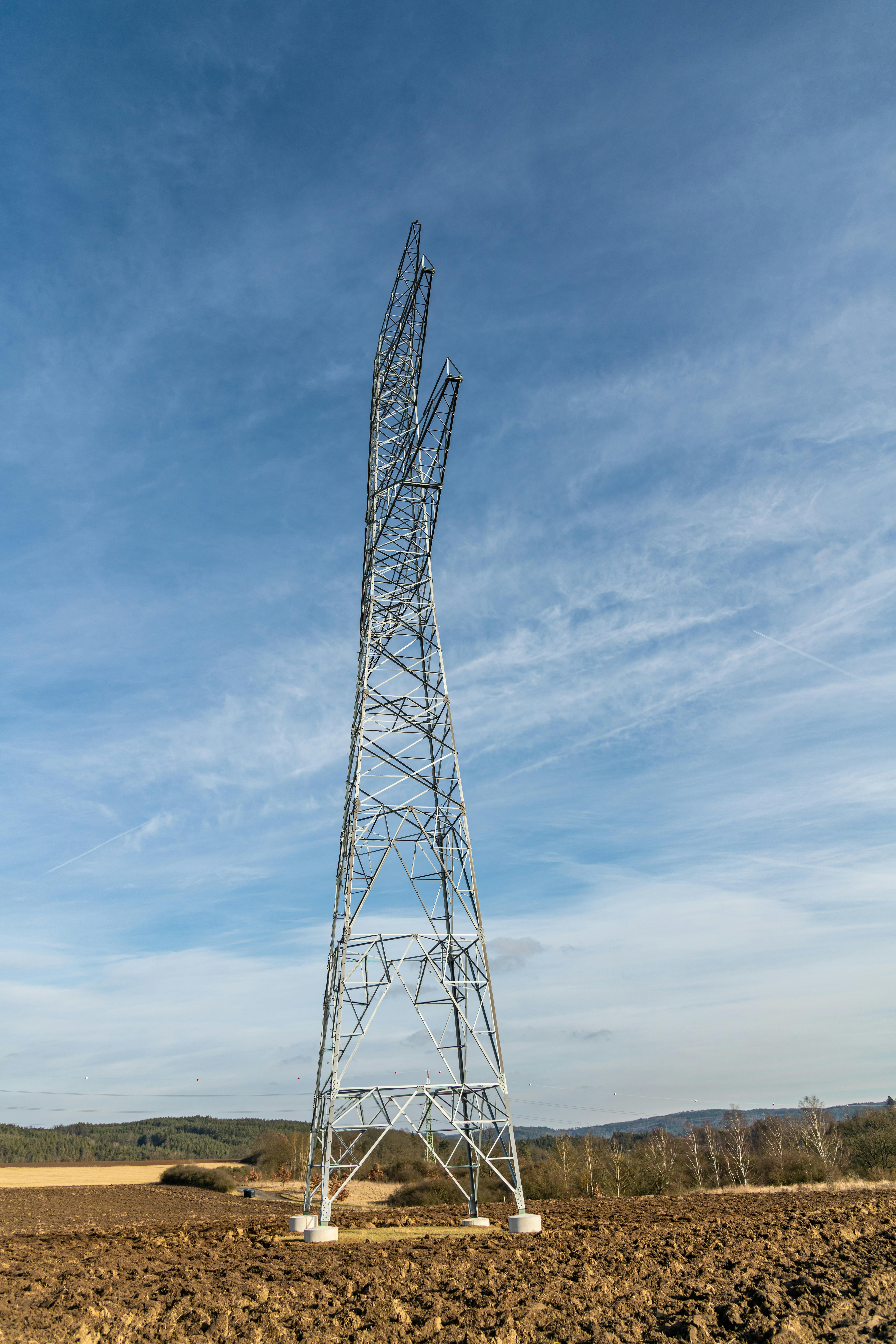 Gray Metal Utility Pole · Free Stock Photo