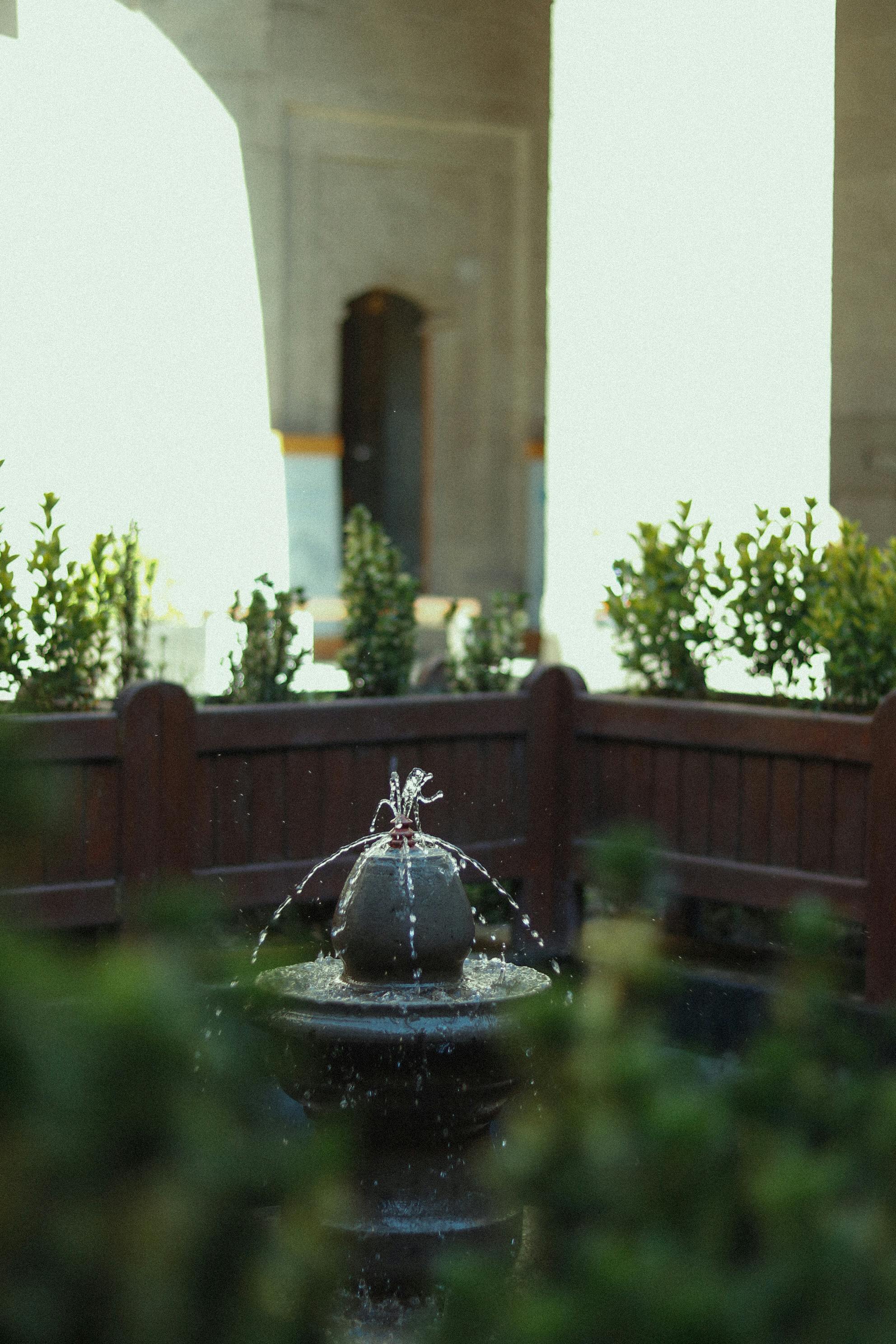 Little Fountain in a Garden · Free Stock Photo