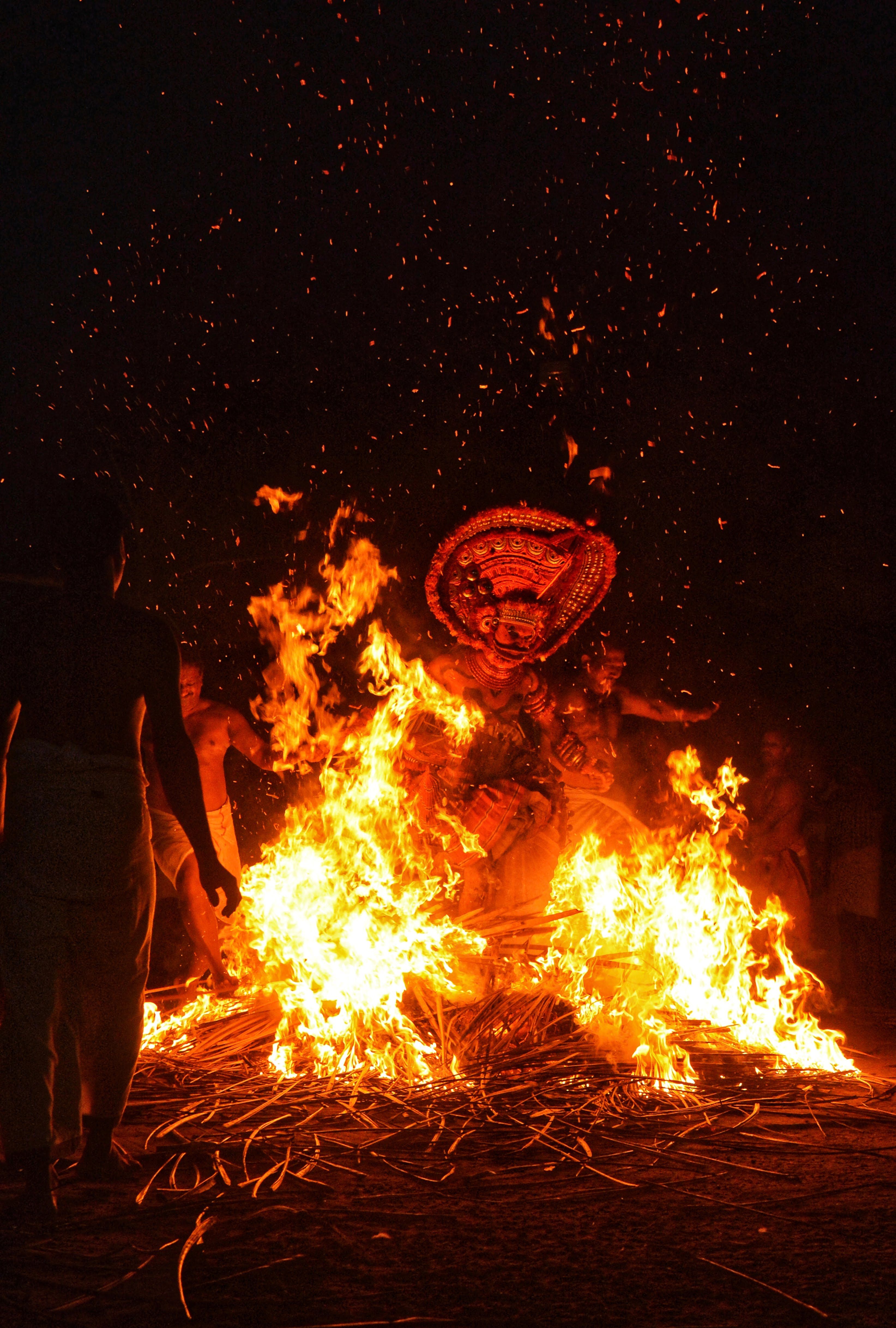 Man Holding Burning Book · Free Stock Photo