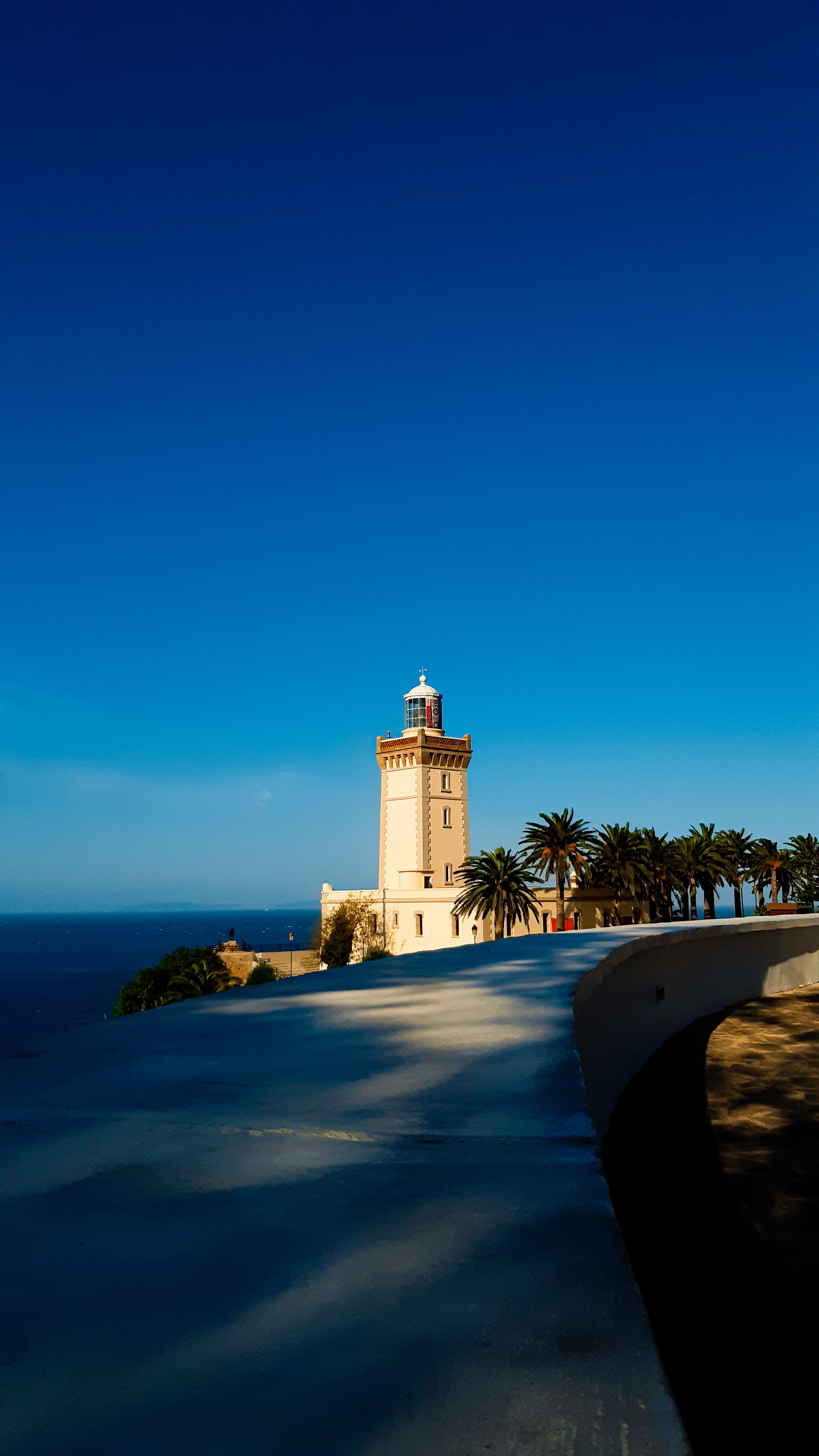 Lighthouse among Palm Trees · Free Stock Photo