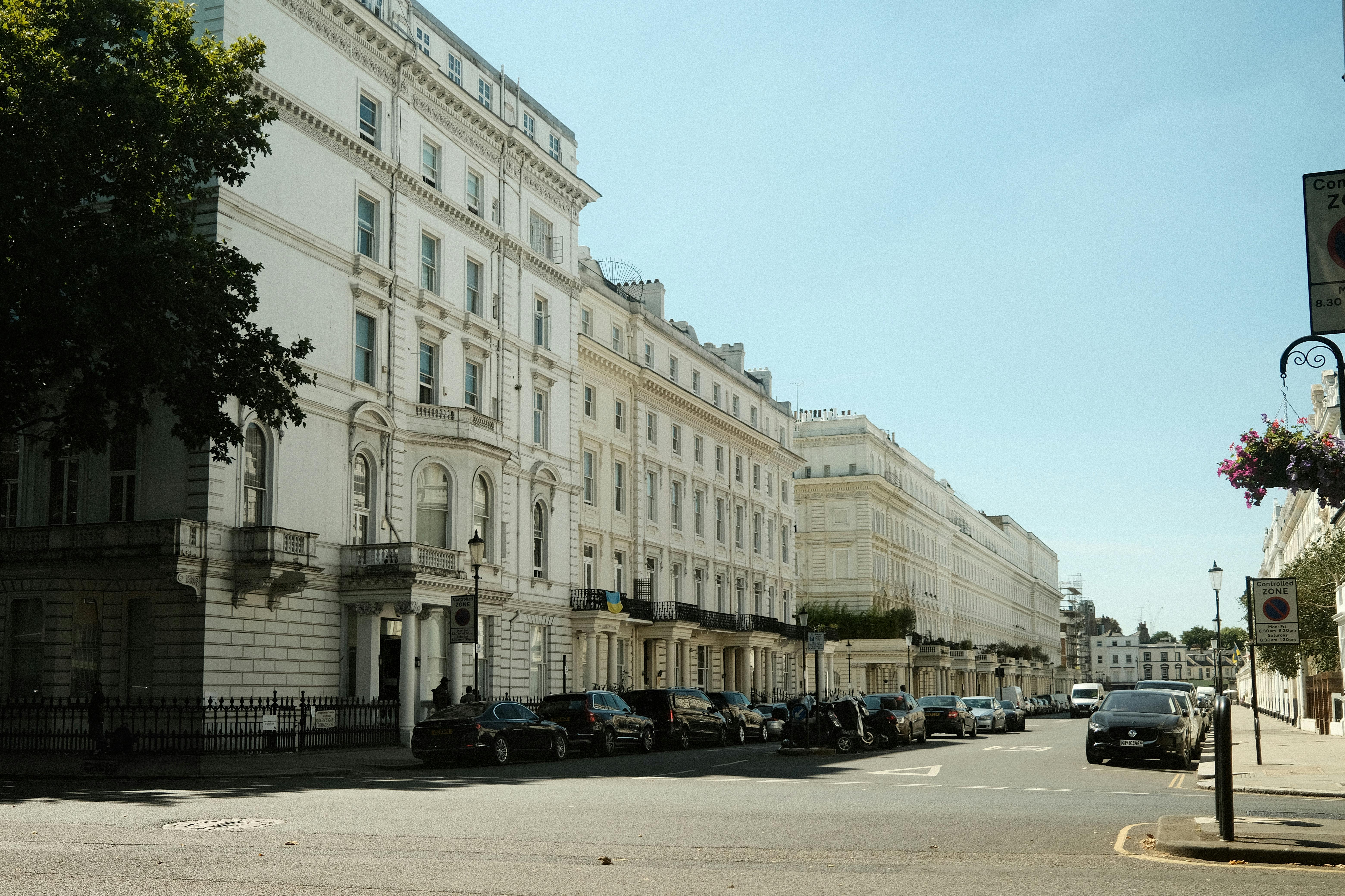 Neoclassical Facades along Street · Free Stock Photo