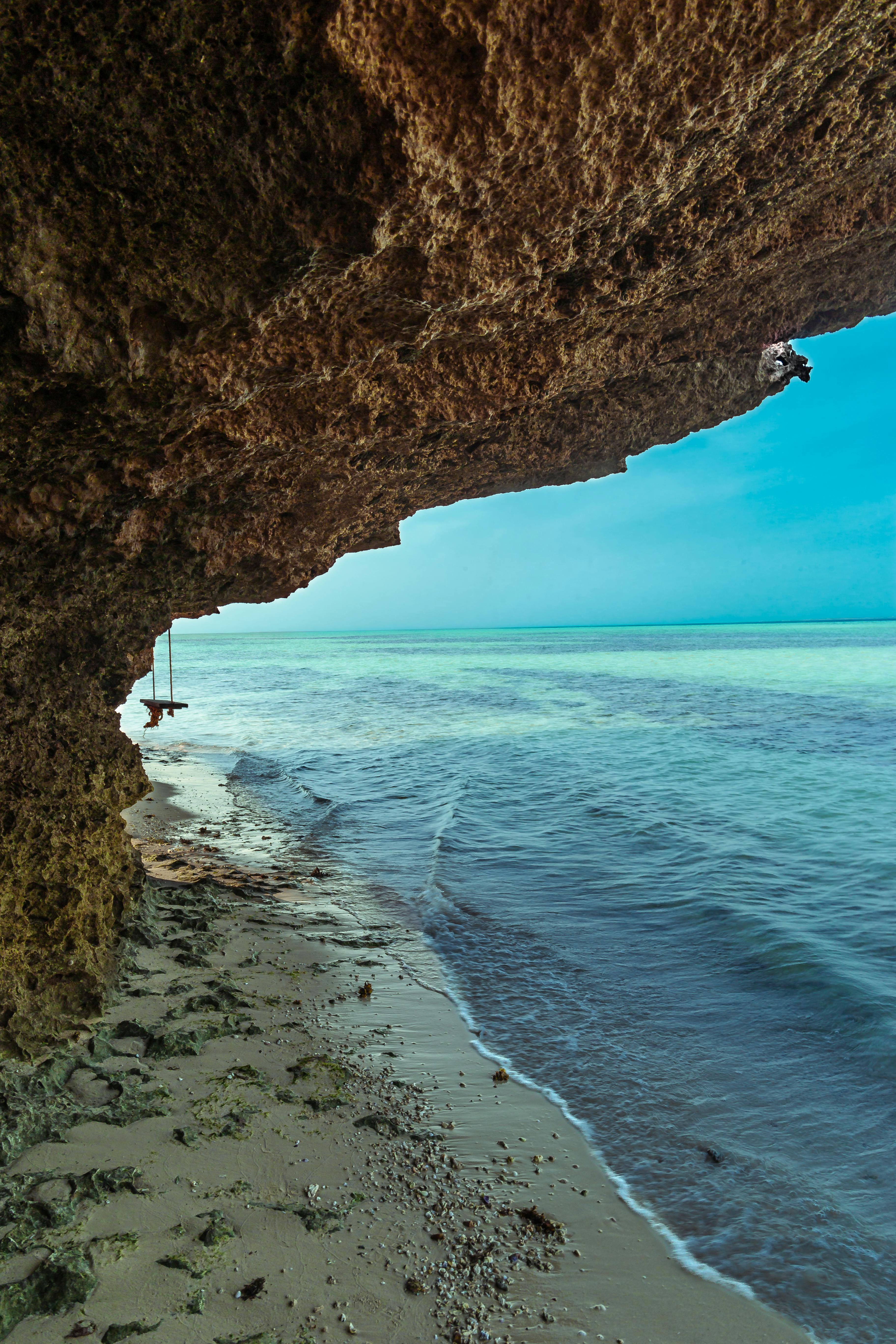 Cave on Beach · Free Stock Photo