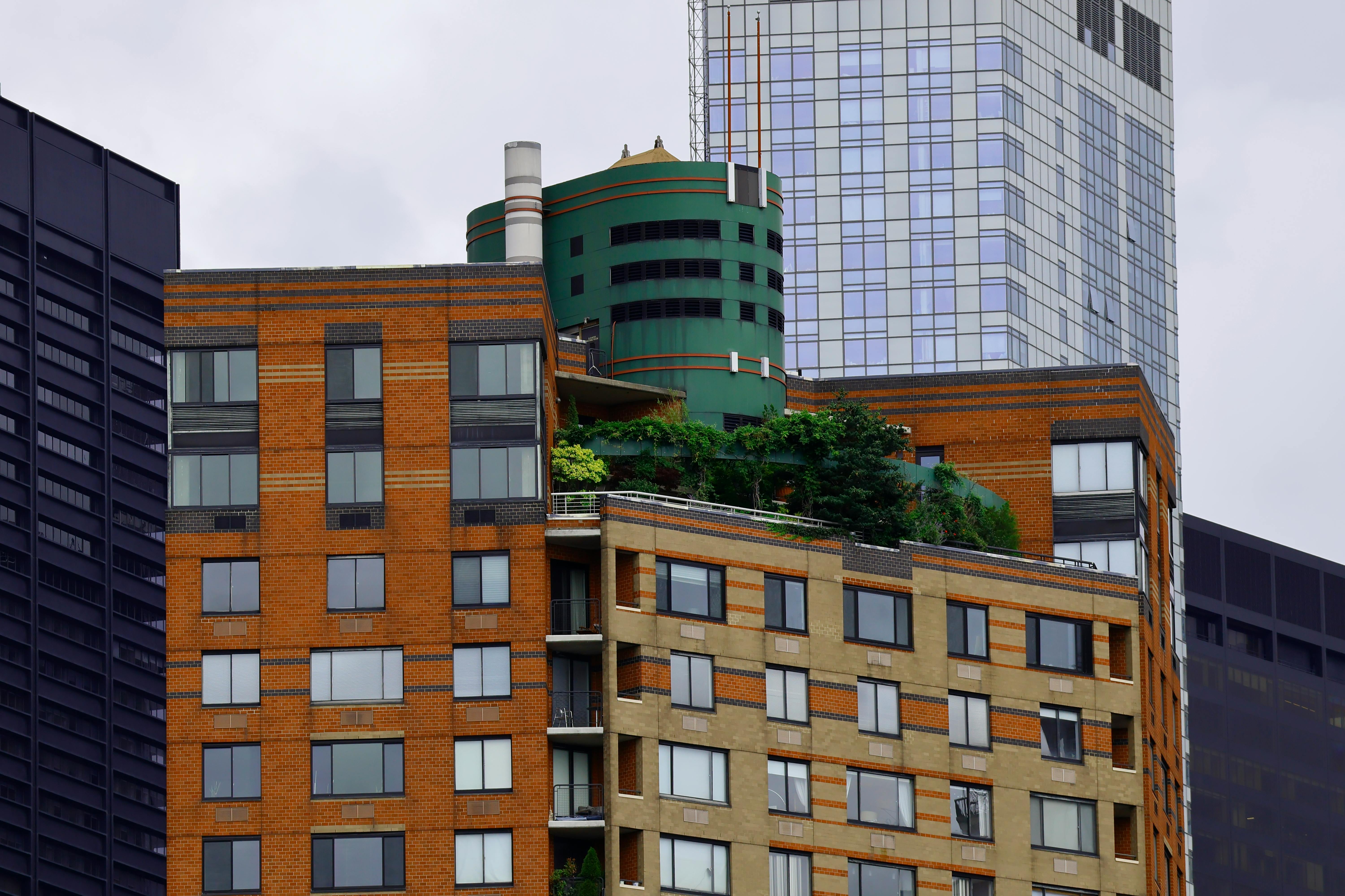 Lighted High Rise Buildings · Free Stock Photo