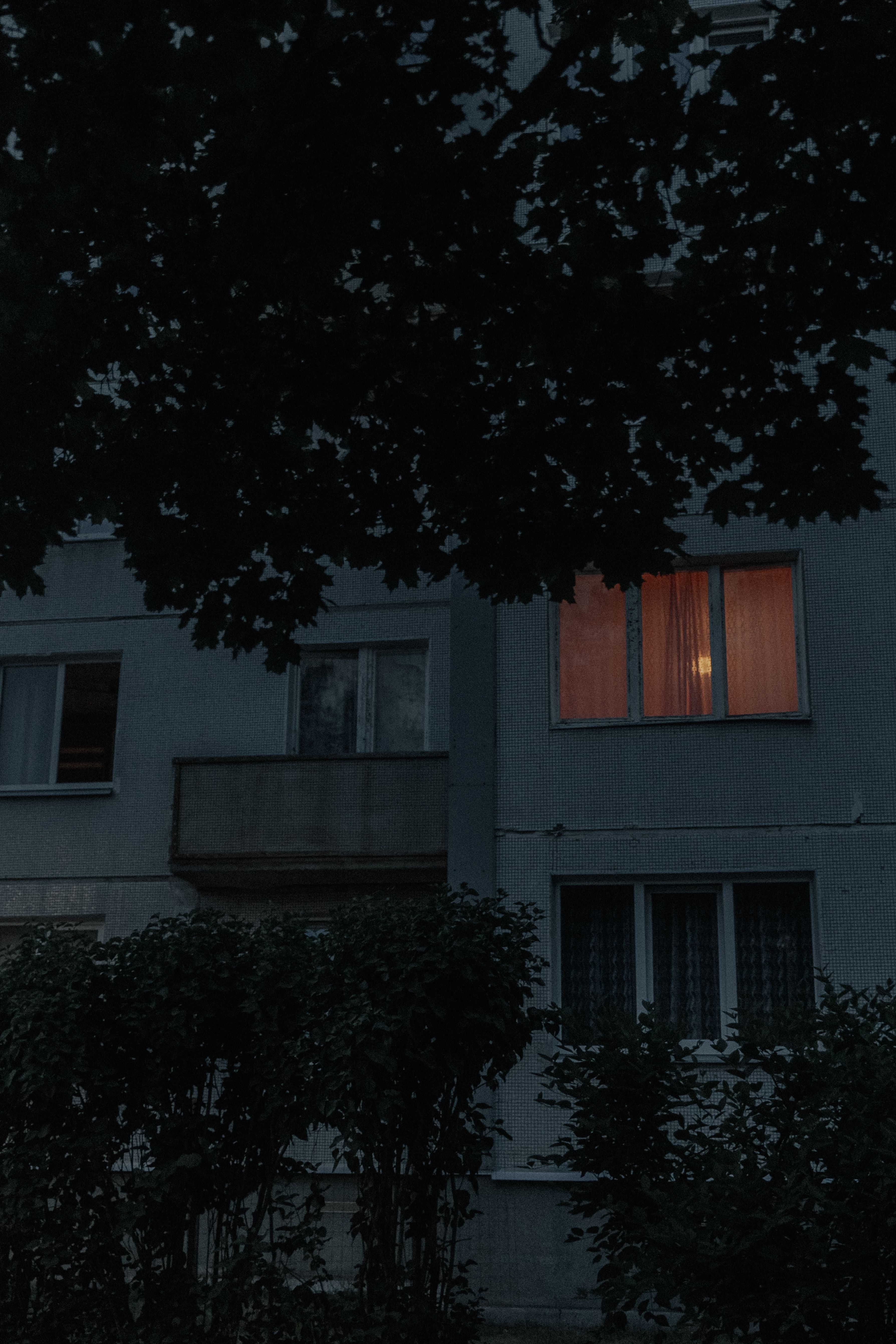 A Building at Night · Free Stock Photo