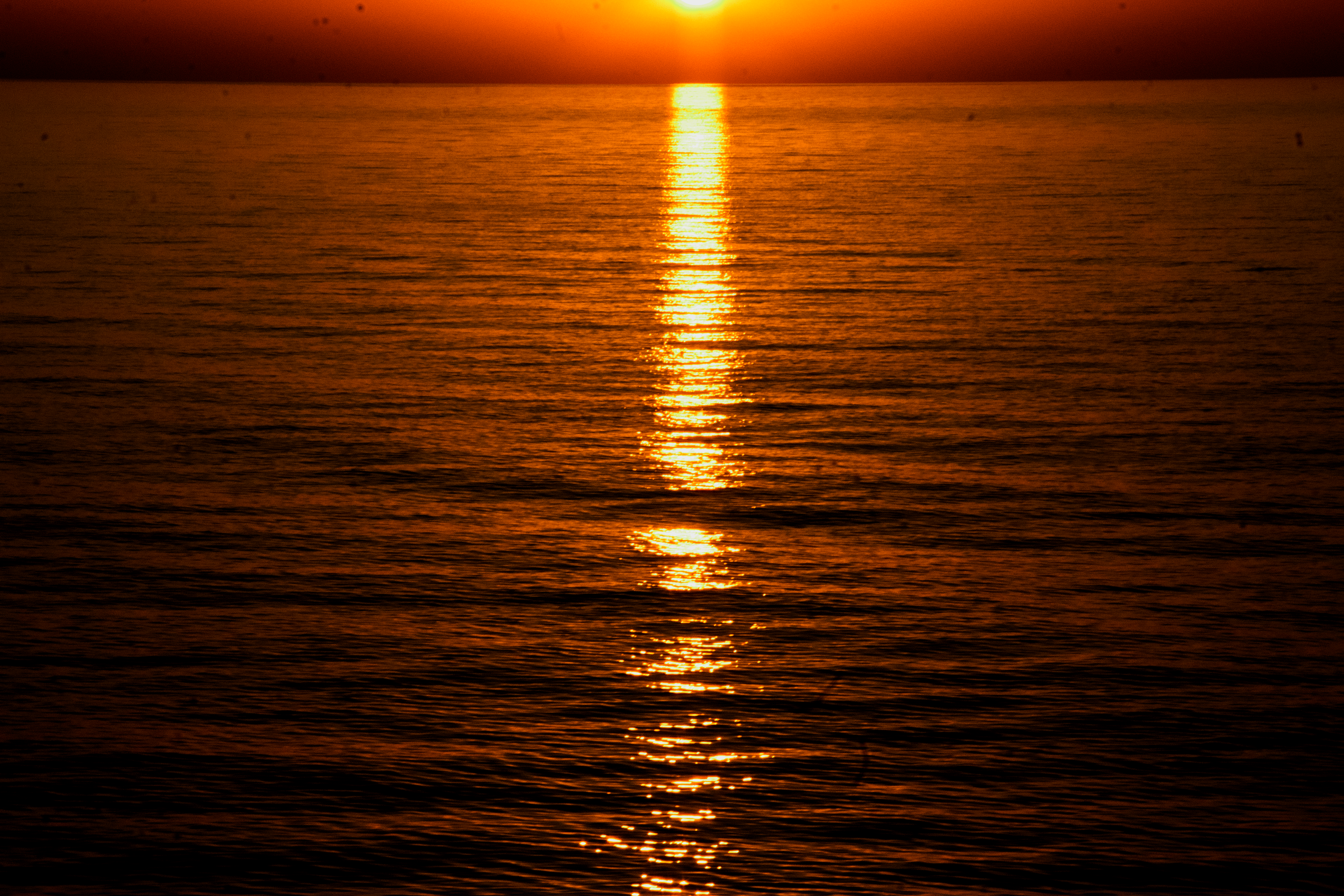 Sunset Reflection in Ocean · Free Stock Photo