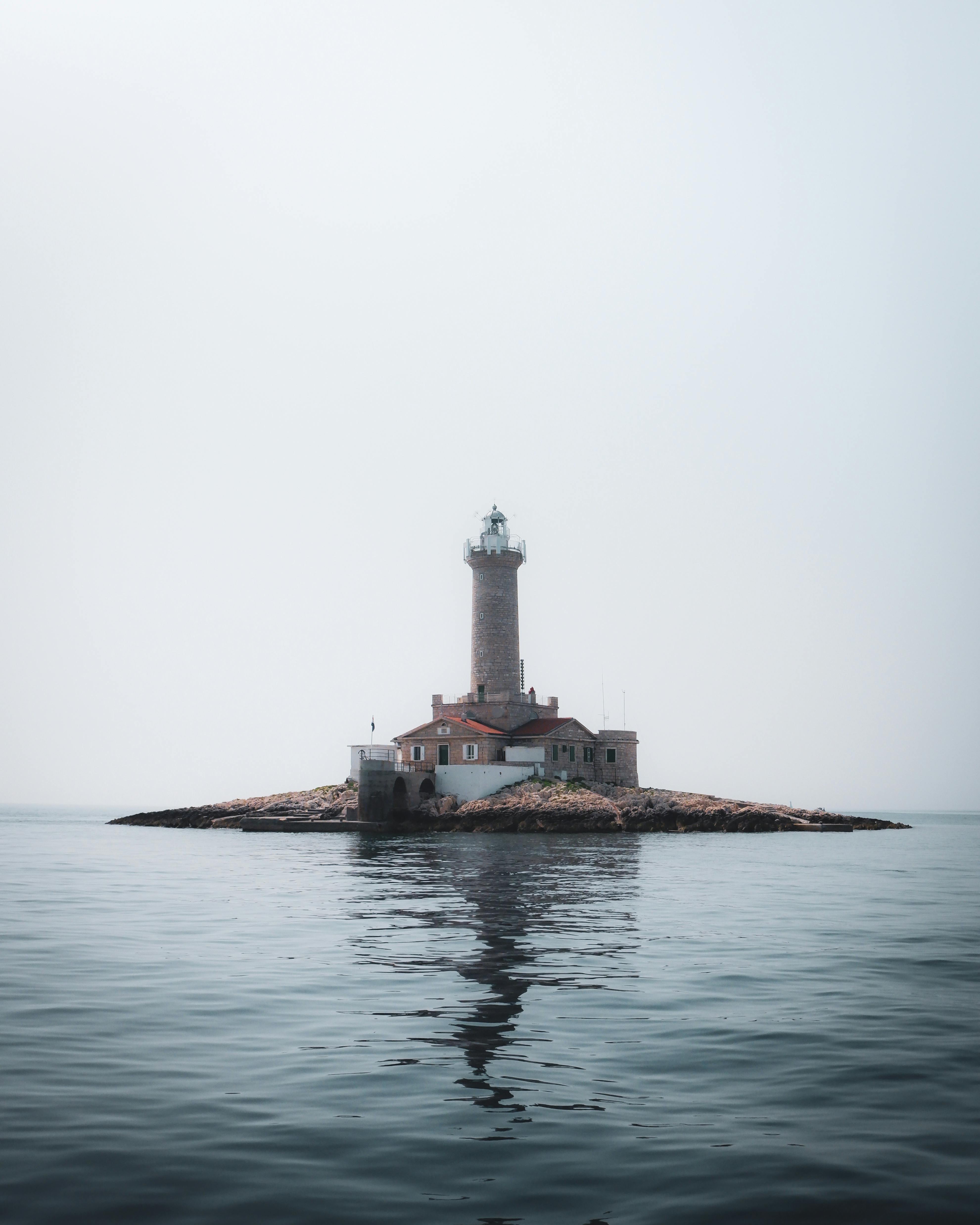 Photo of the Porer Lighthouse in Istria, Croatia · Free Stock Photo