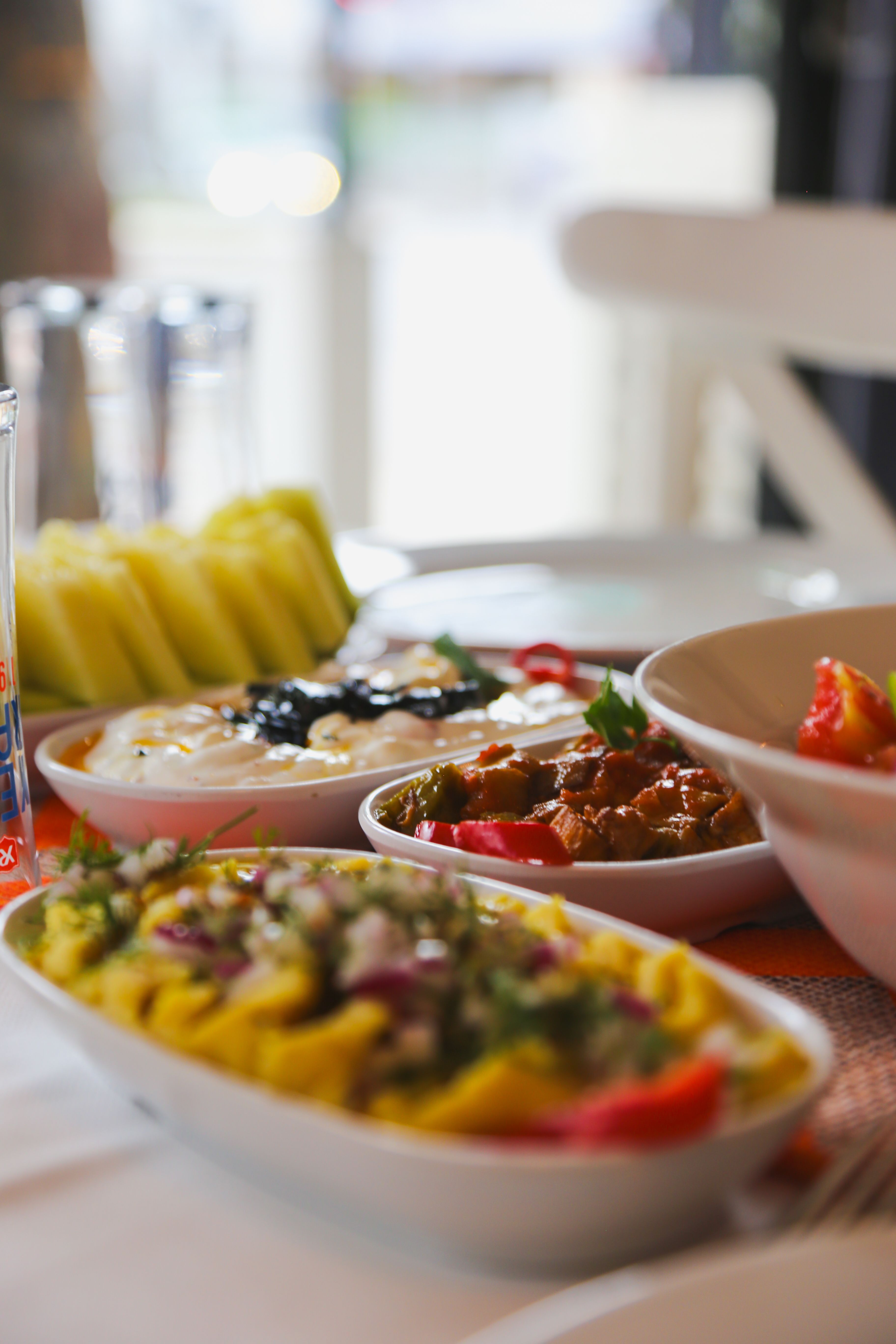 Table with Bowls of Food · Free Stock Photo