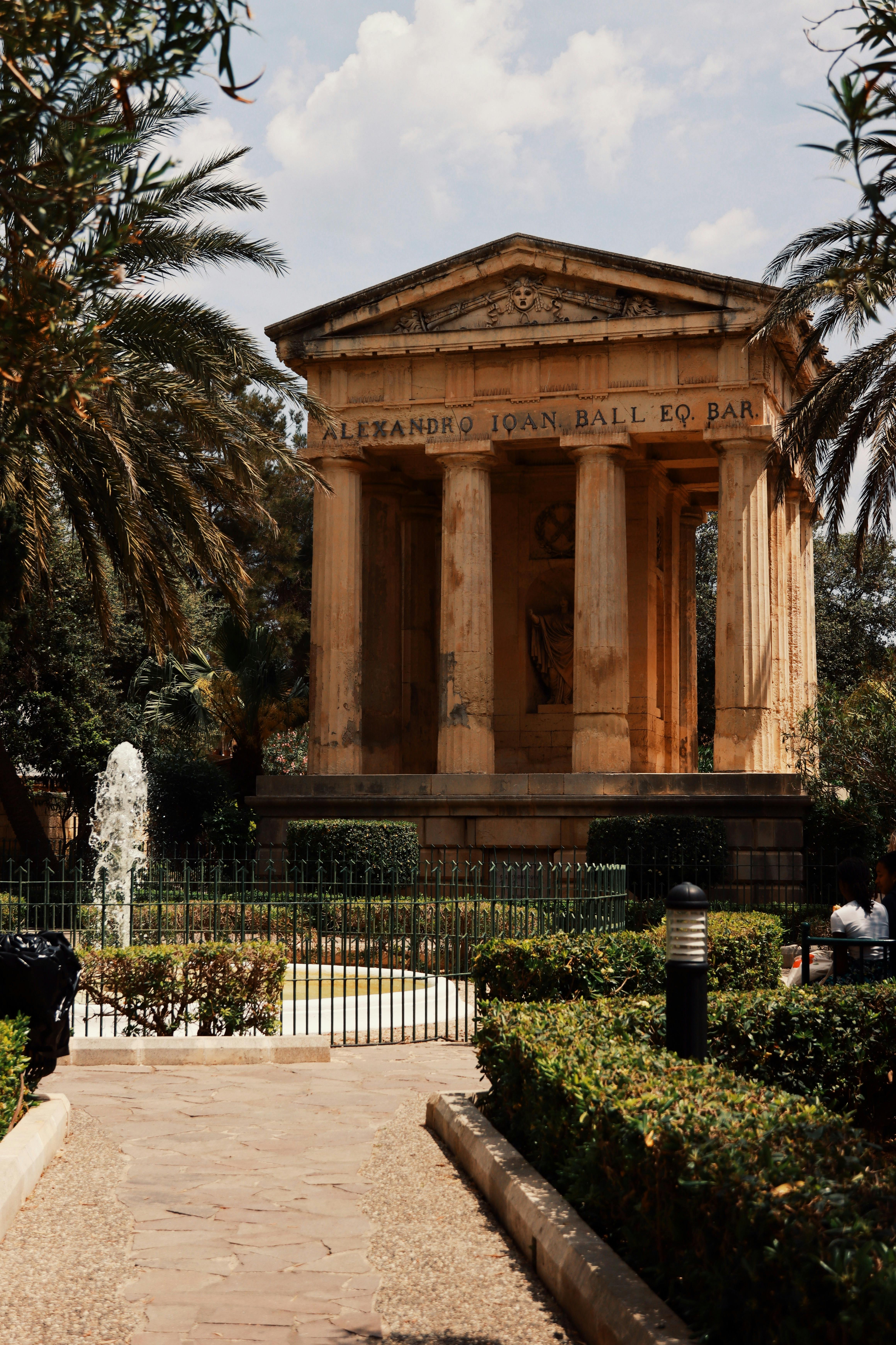 Monument to Sir Alexander Ball in Valletta · Free Stock Photo