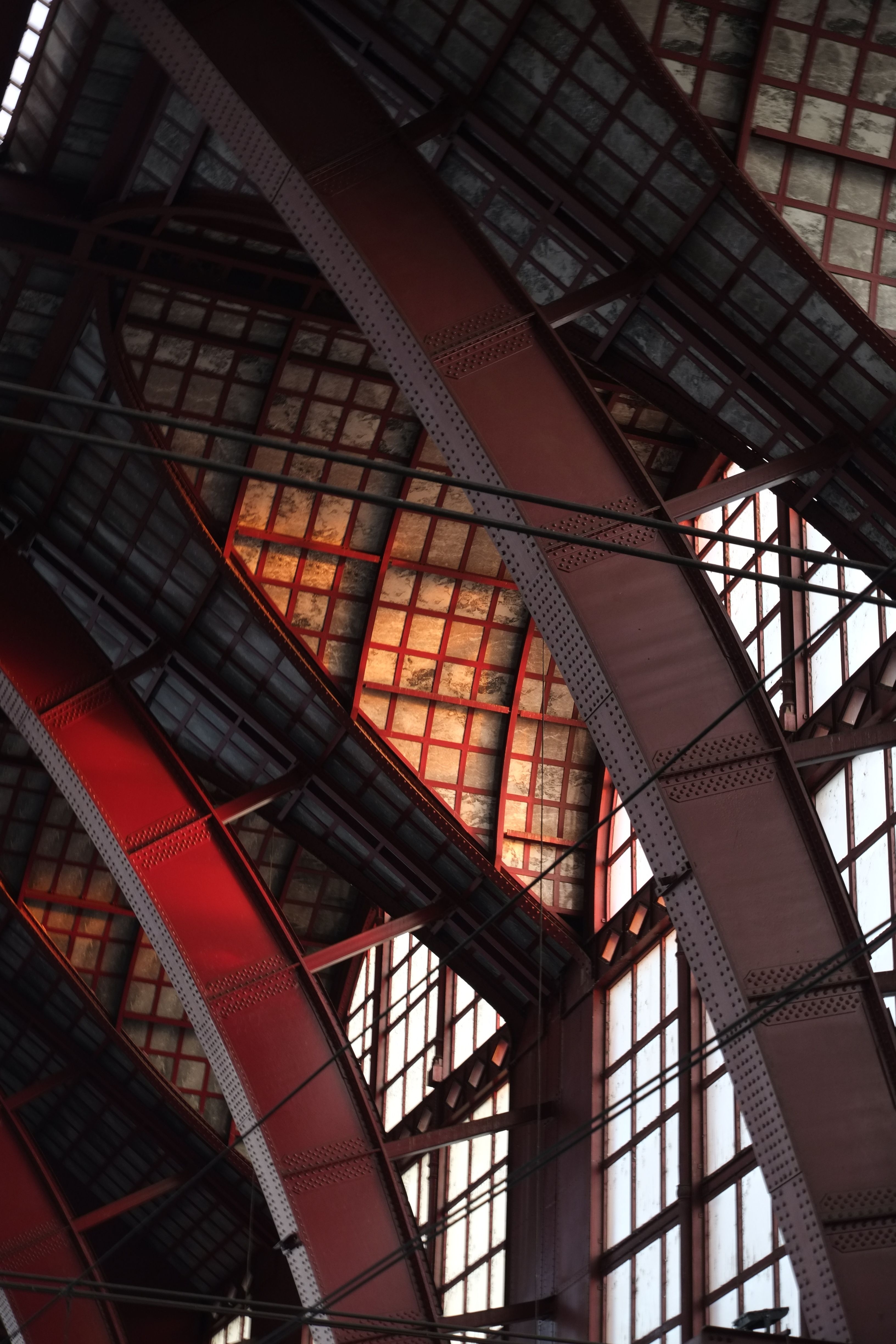 Steel Truss Structure Supporting the Roof · Free Stock Photo