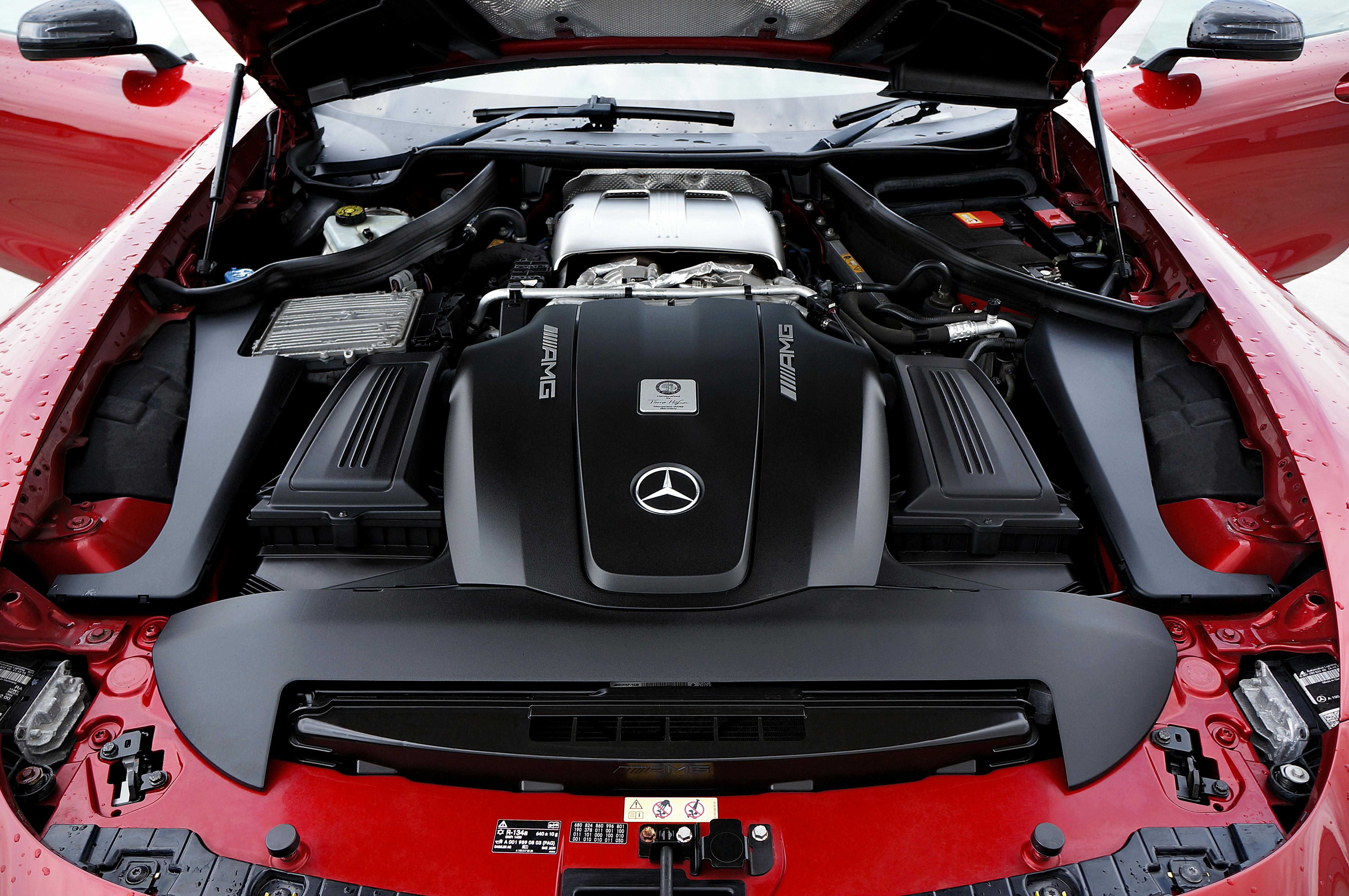 Engine of Mercedes AMG GT · Free Stock Photo
