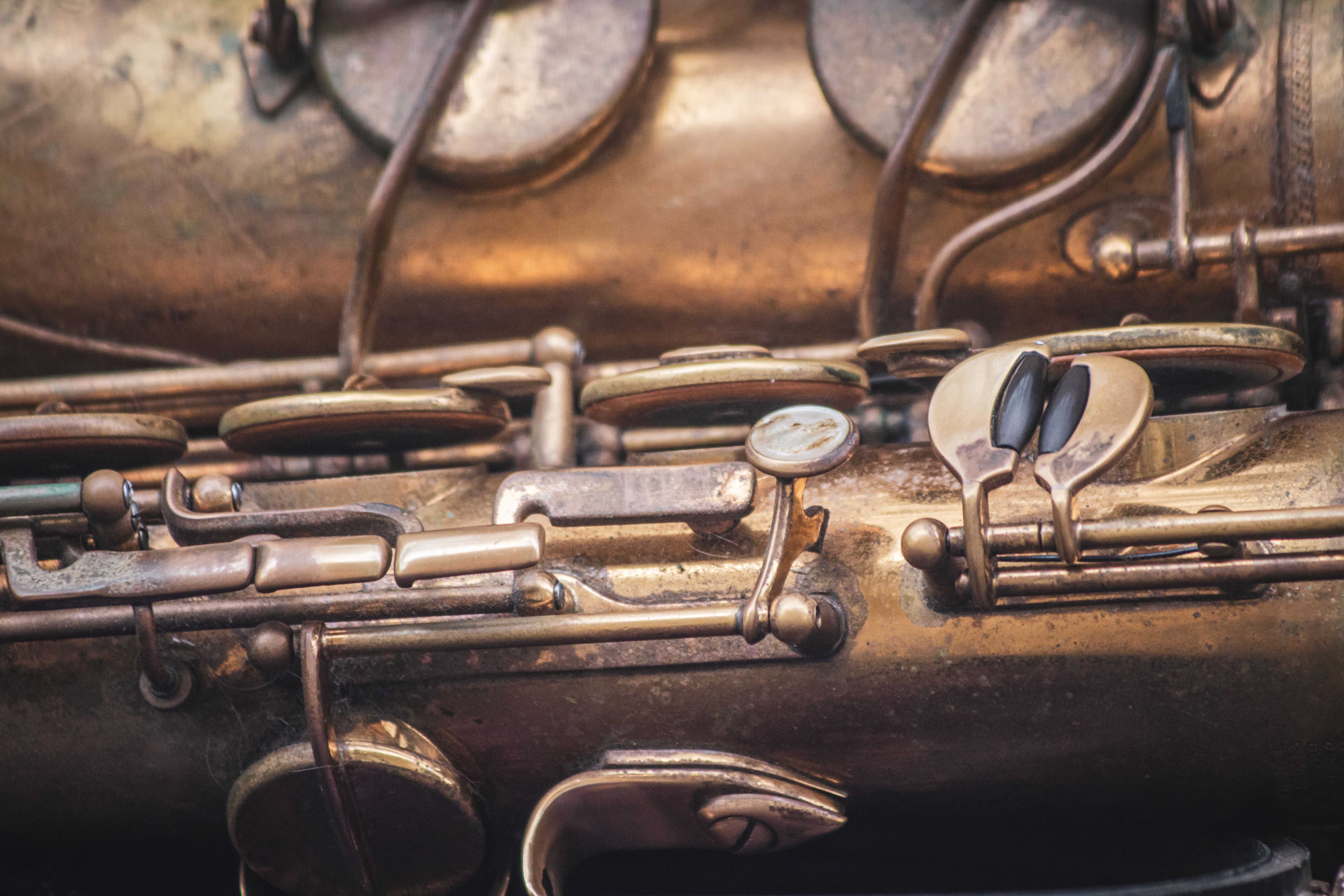Closeup of a Vintage Metal Instrument · Free Stock Photo