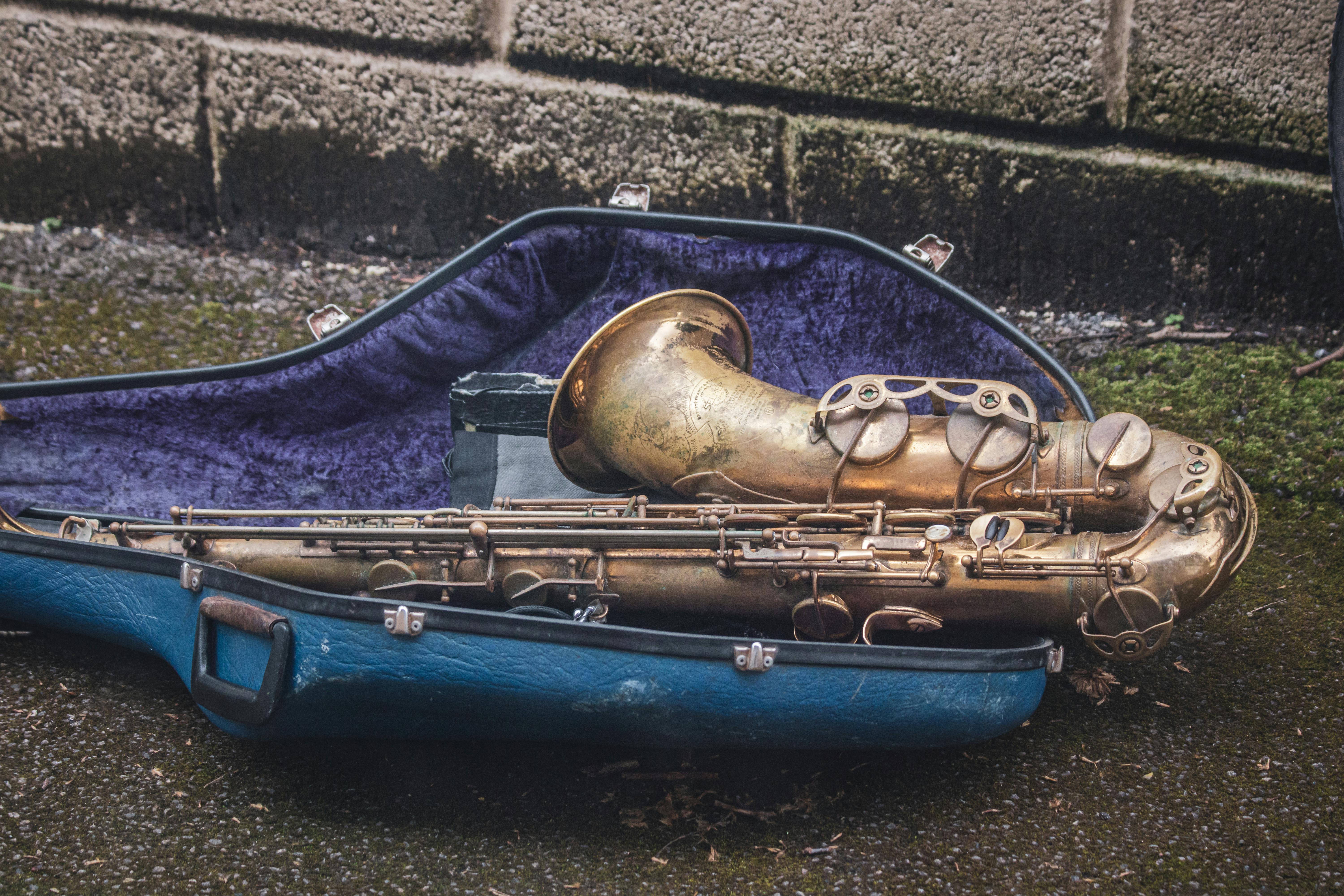A Saxophone in a Case · Free Stock Photo