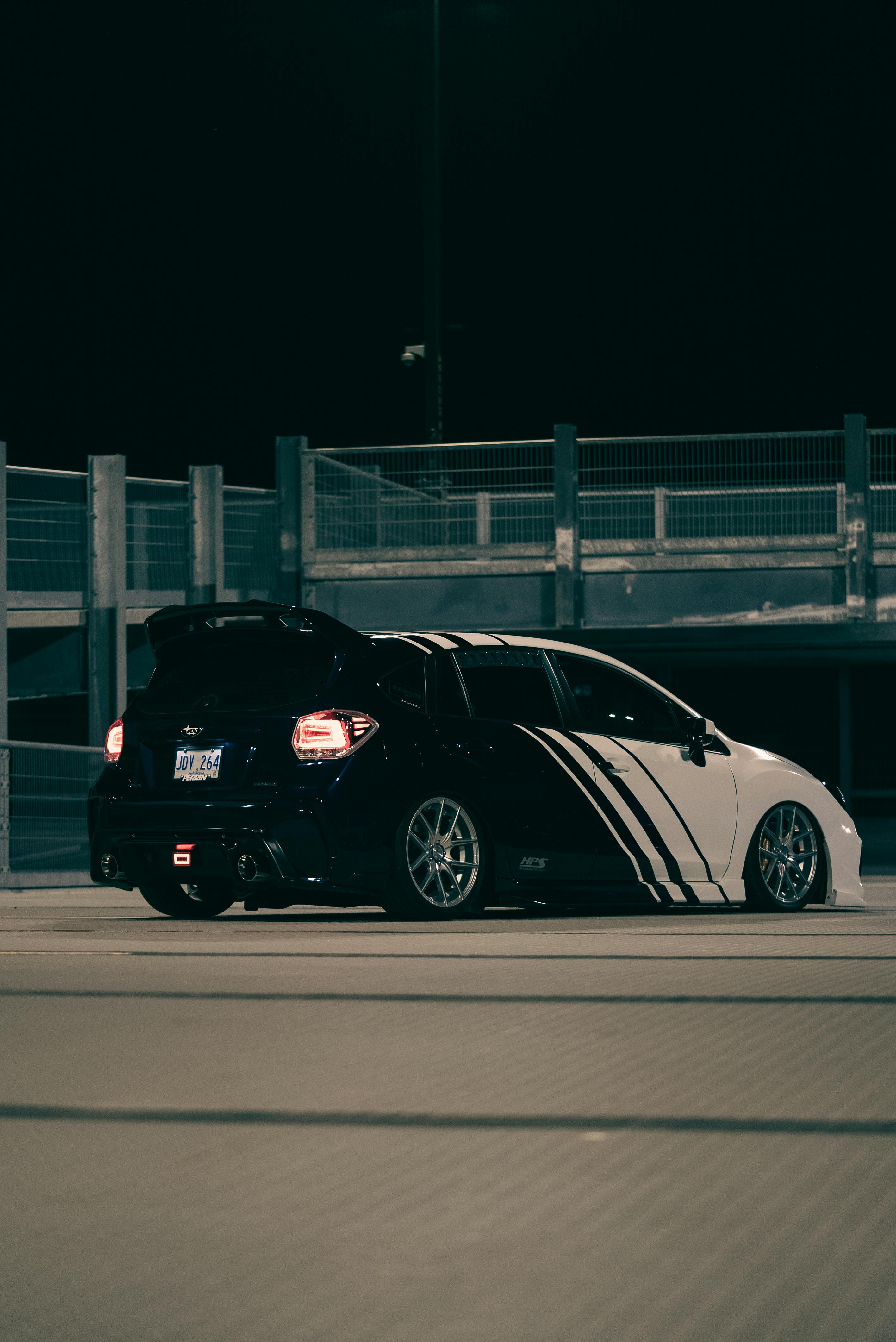Nissan GT-R on the Parking Lot at Night · Free Stock Photo