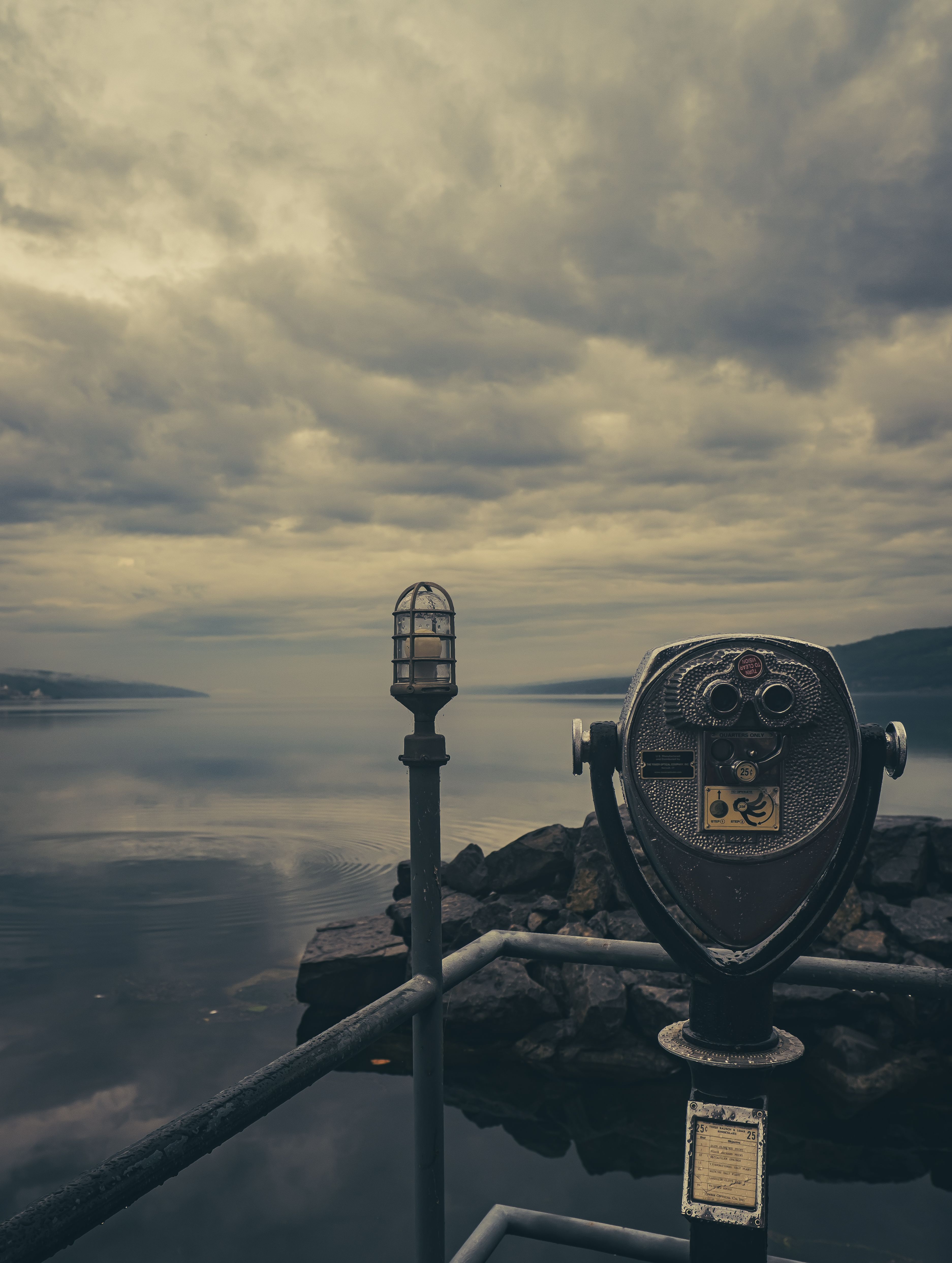 Seaside Town Dark Pier Gloomy Photos, Download The BEST Free Seaside ...
