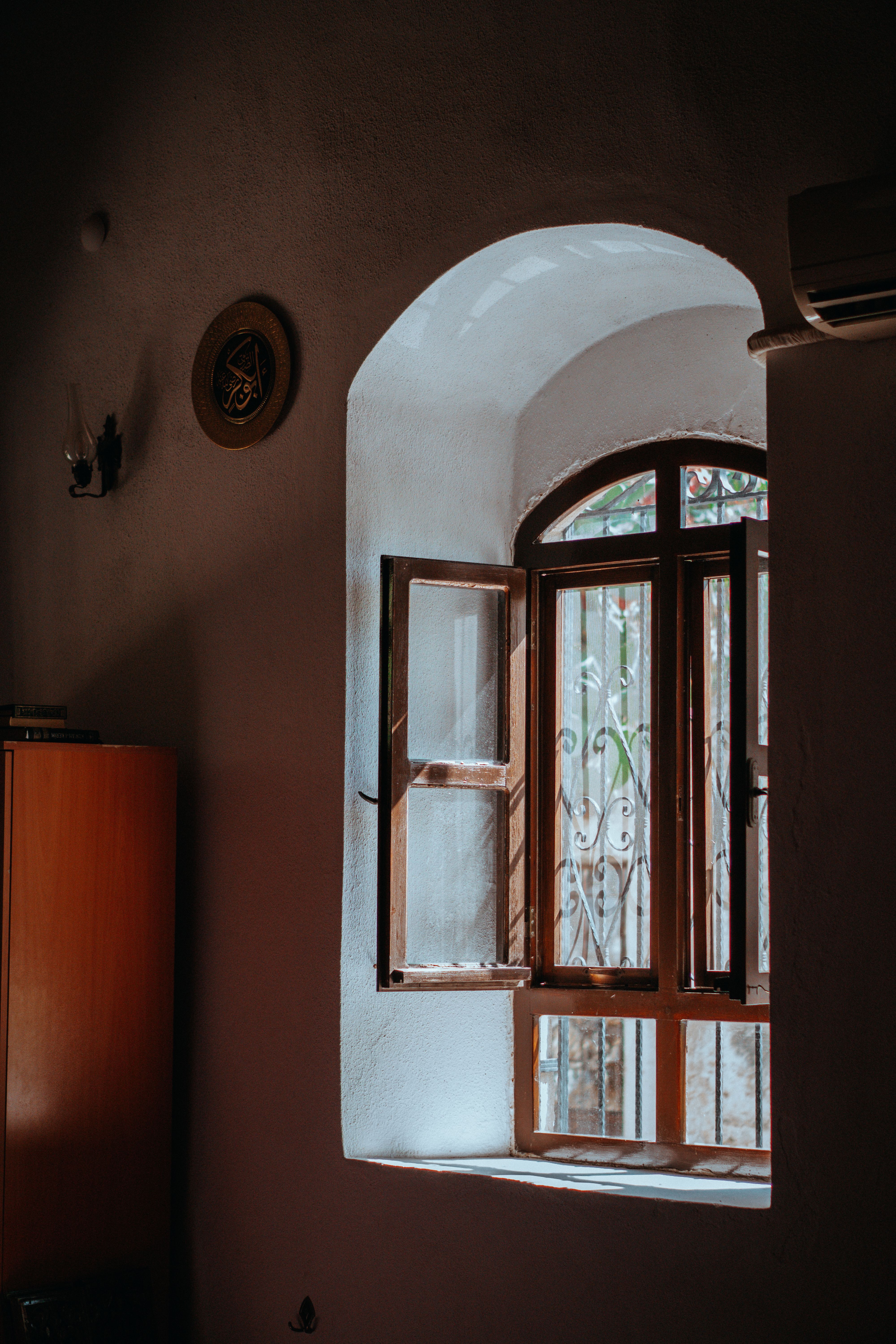 Old Wooden Window in the Wall of an Even Older Building · Free Stock Photo