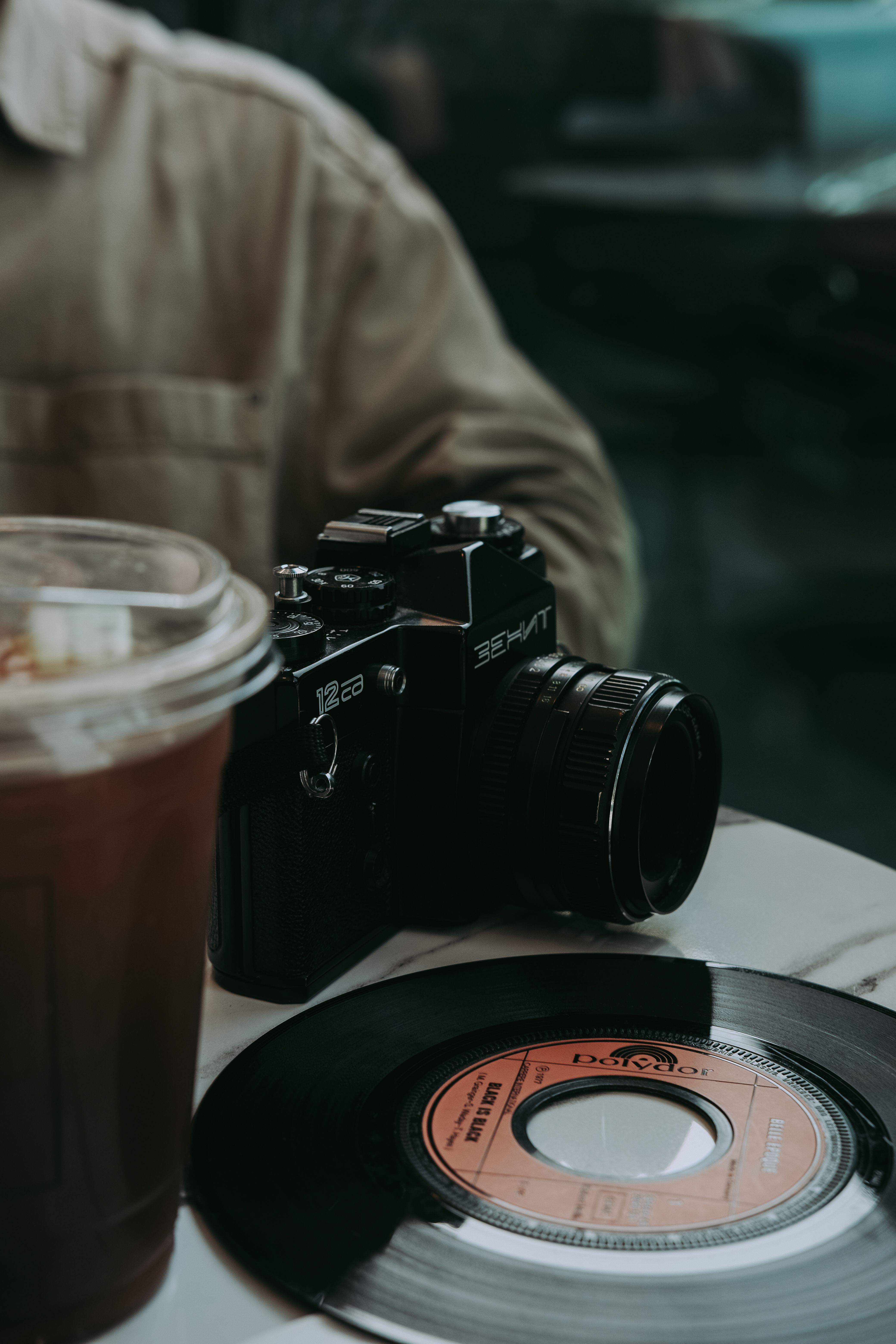 Vinyl Disk and Camera · Free Stock Photo