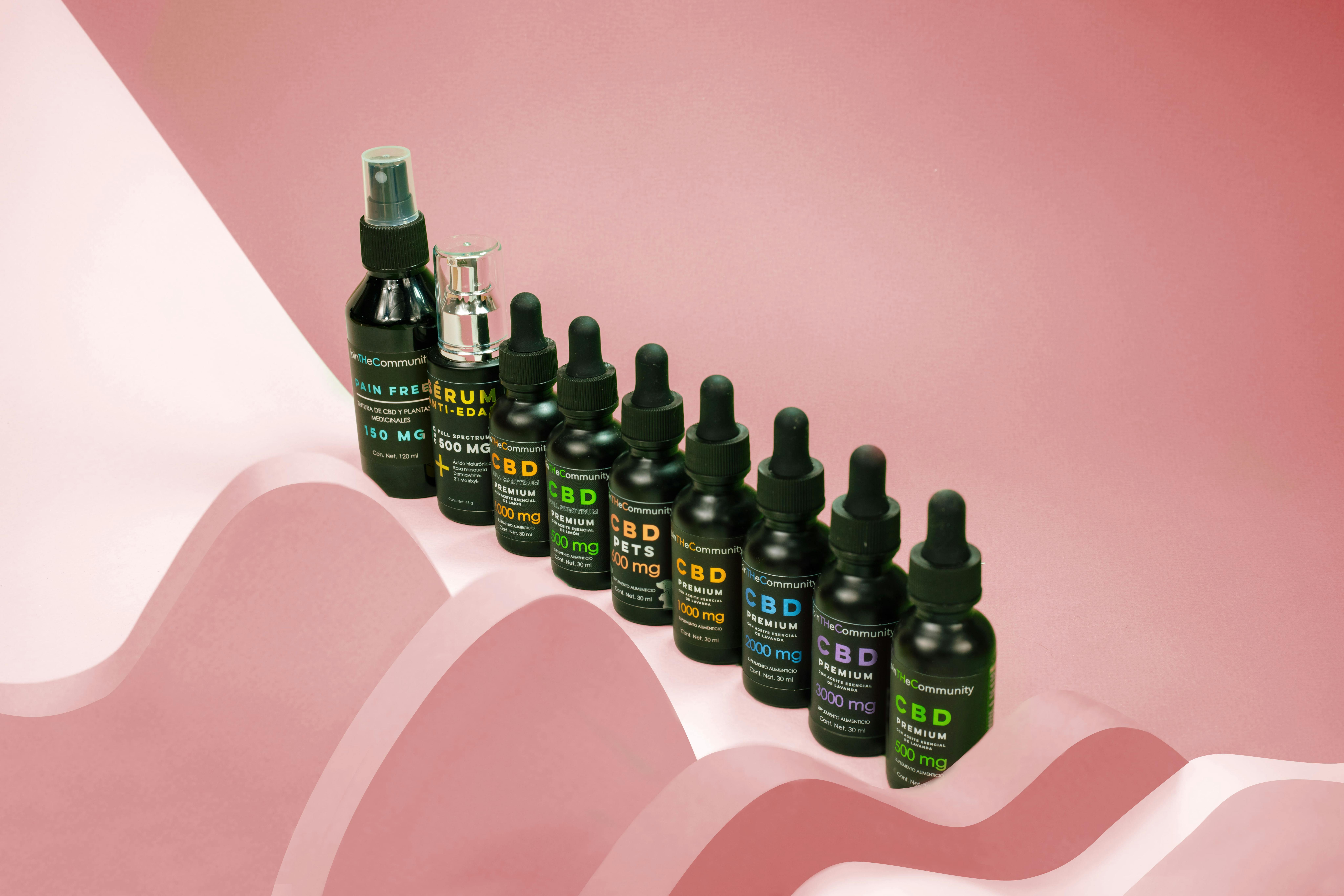 Vials and Flasks of Cosmetics · Free Stock Photo