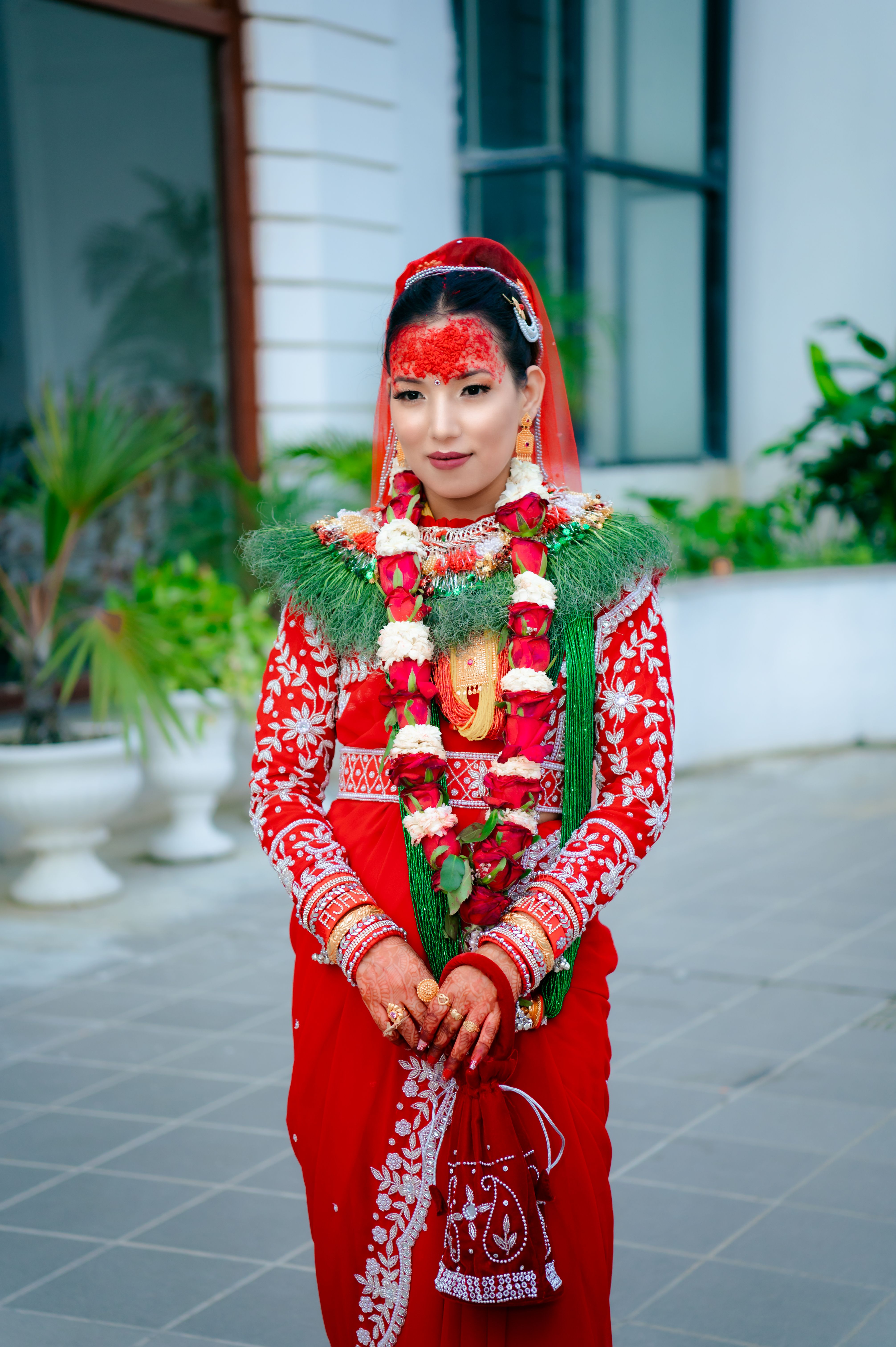Woman in Red Traditional Dress · Free Stock Photo