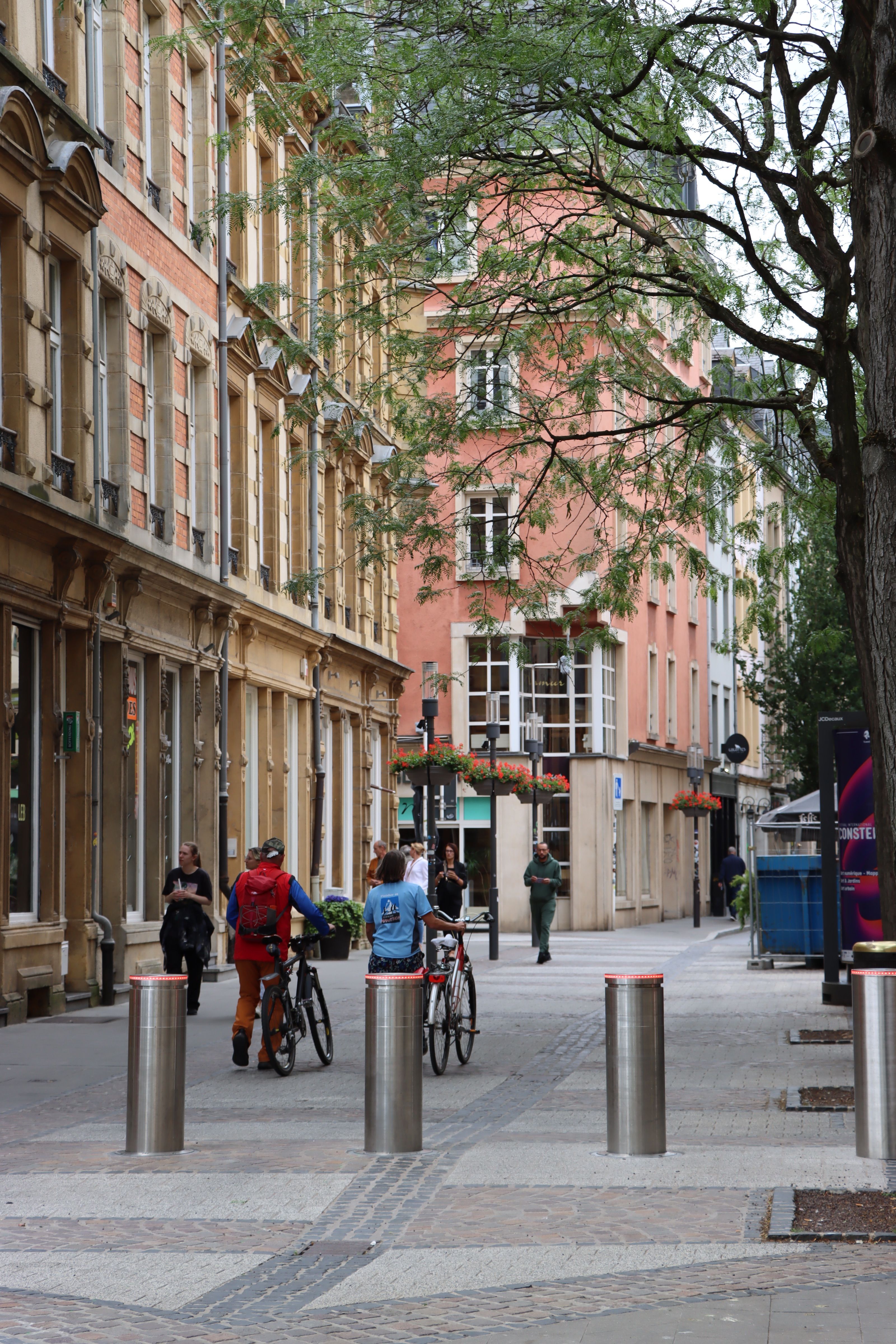 Pedestrian Street in a City · Free Stock Photo
