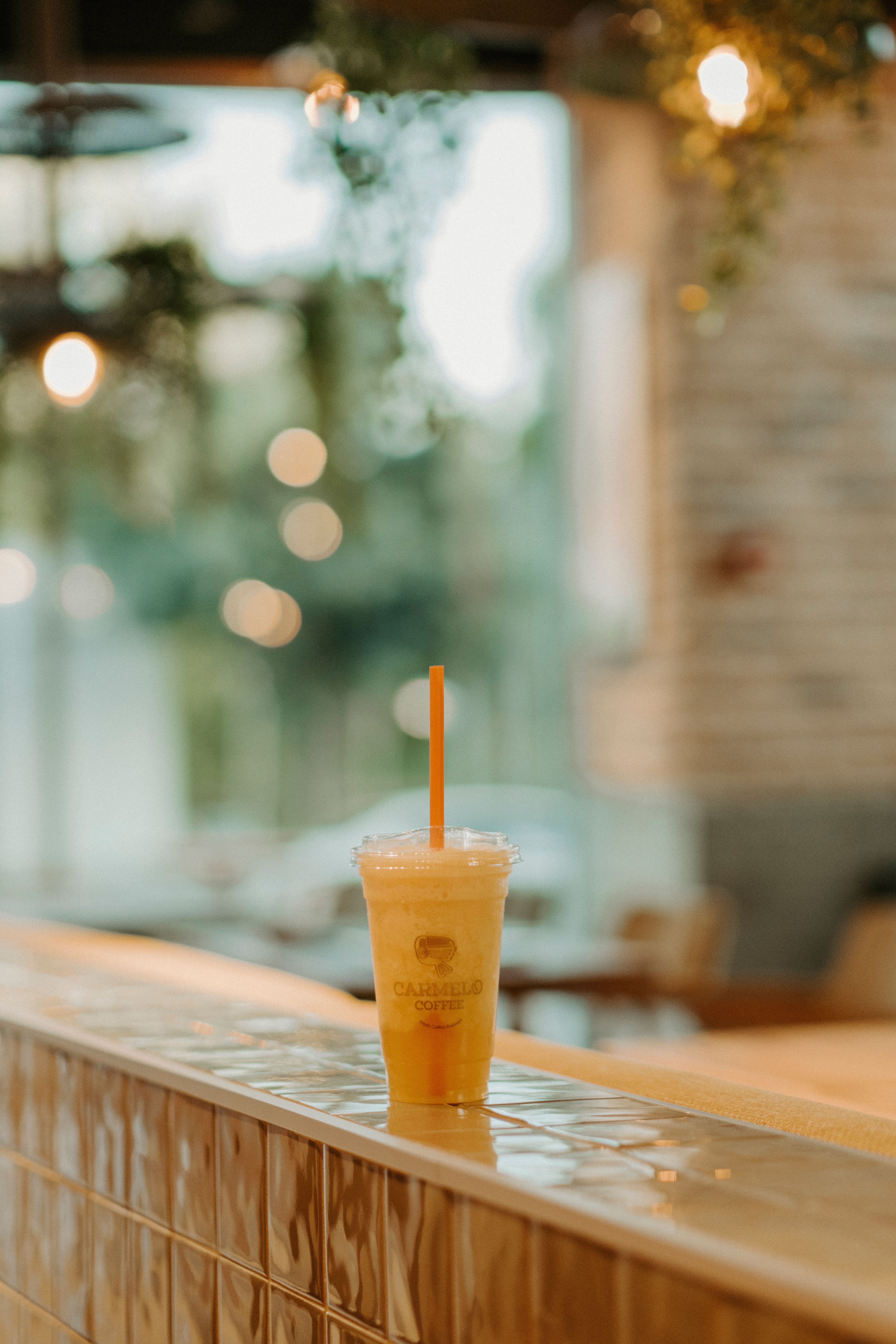 Text on Coffee Cup on Counter · Free Stock Photo