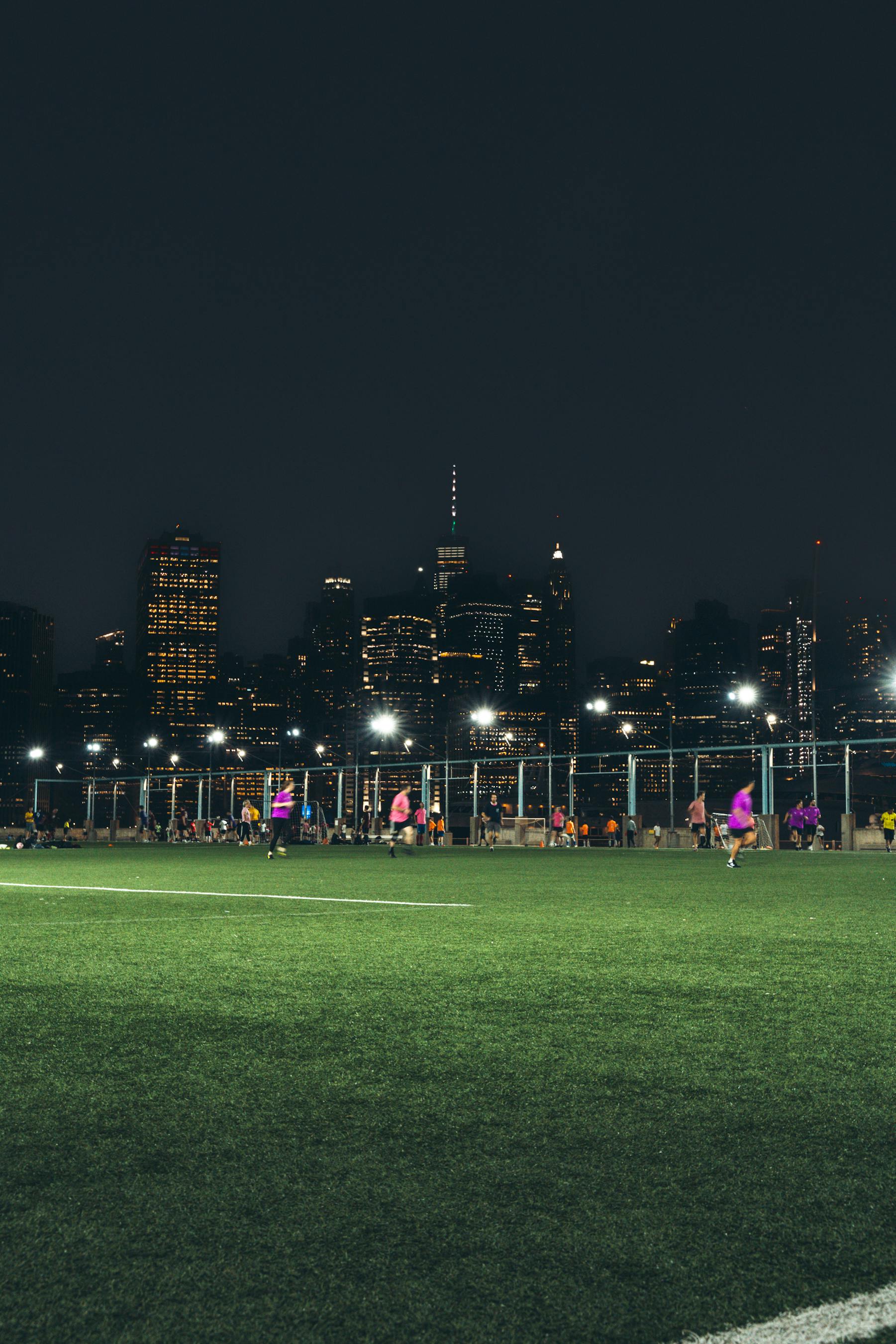 Football Match at Night · Free Stock Photo