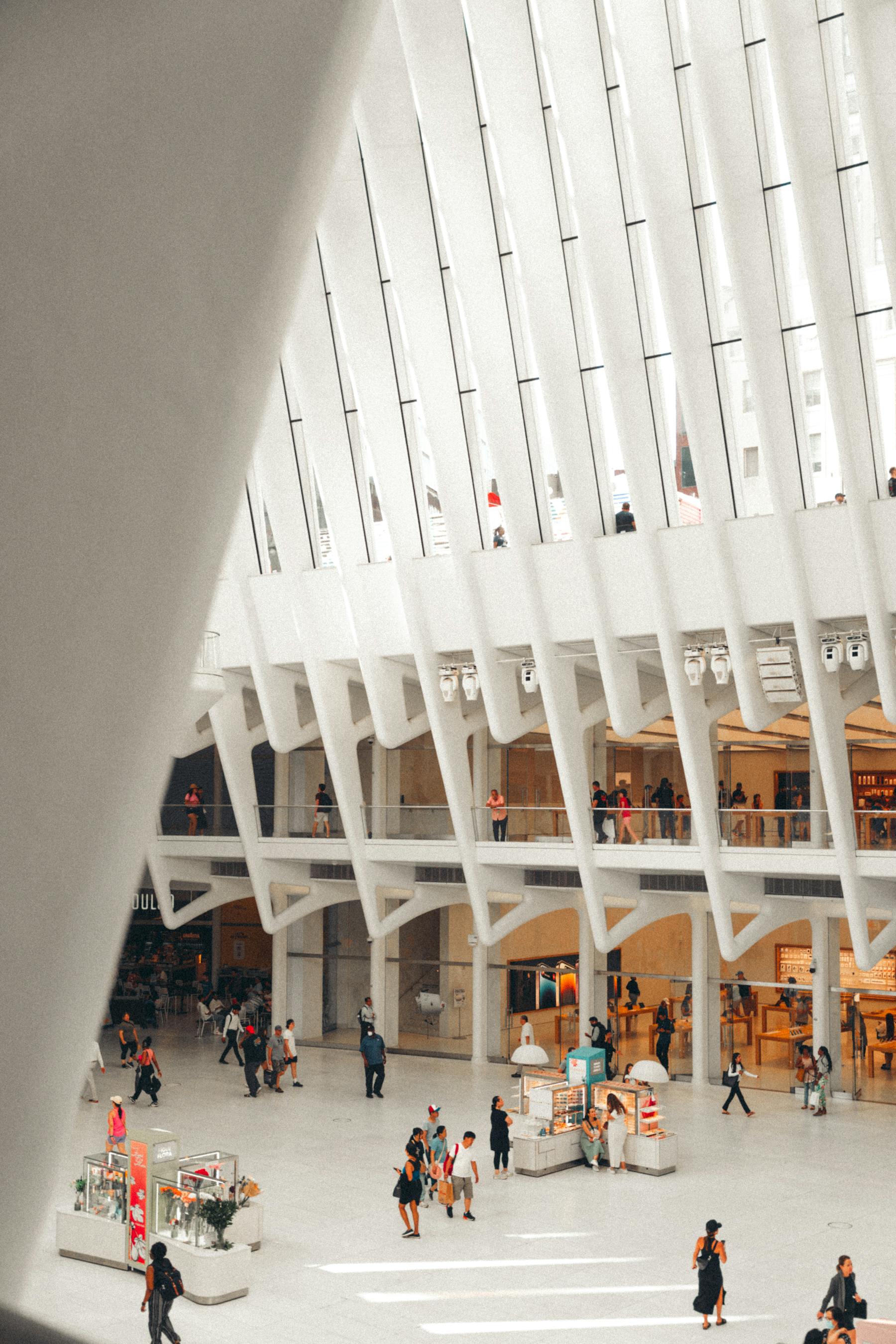 Interior of World Trade Center Path Metro Station · Free Stock Photo