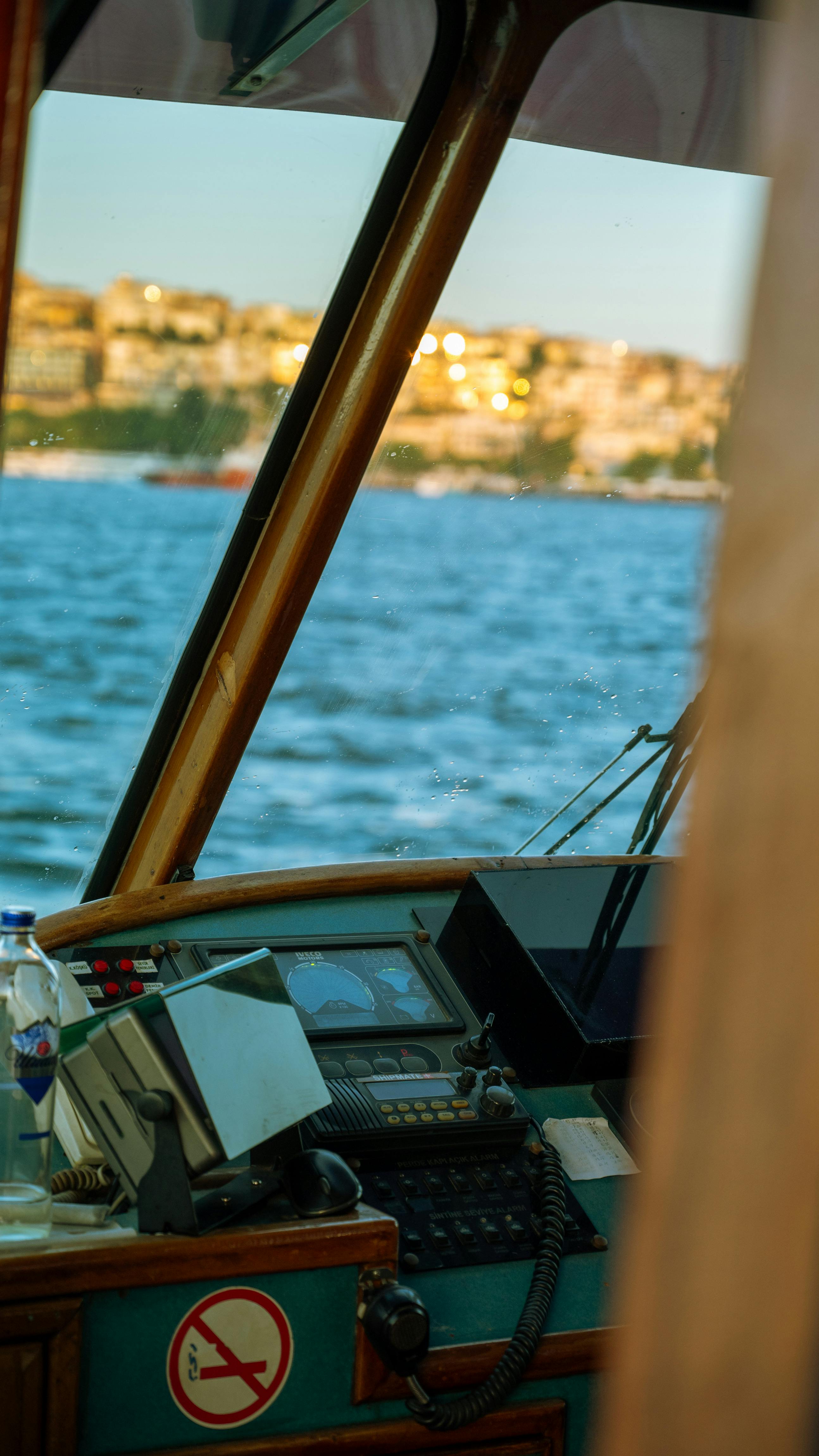 Dashboard and Windows on Sailing Vessel · Free Stock Photo